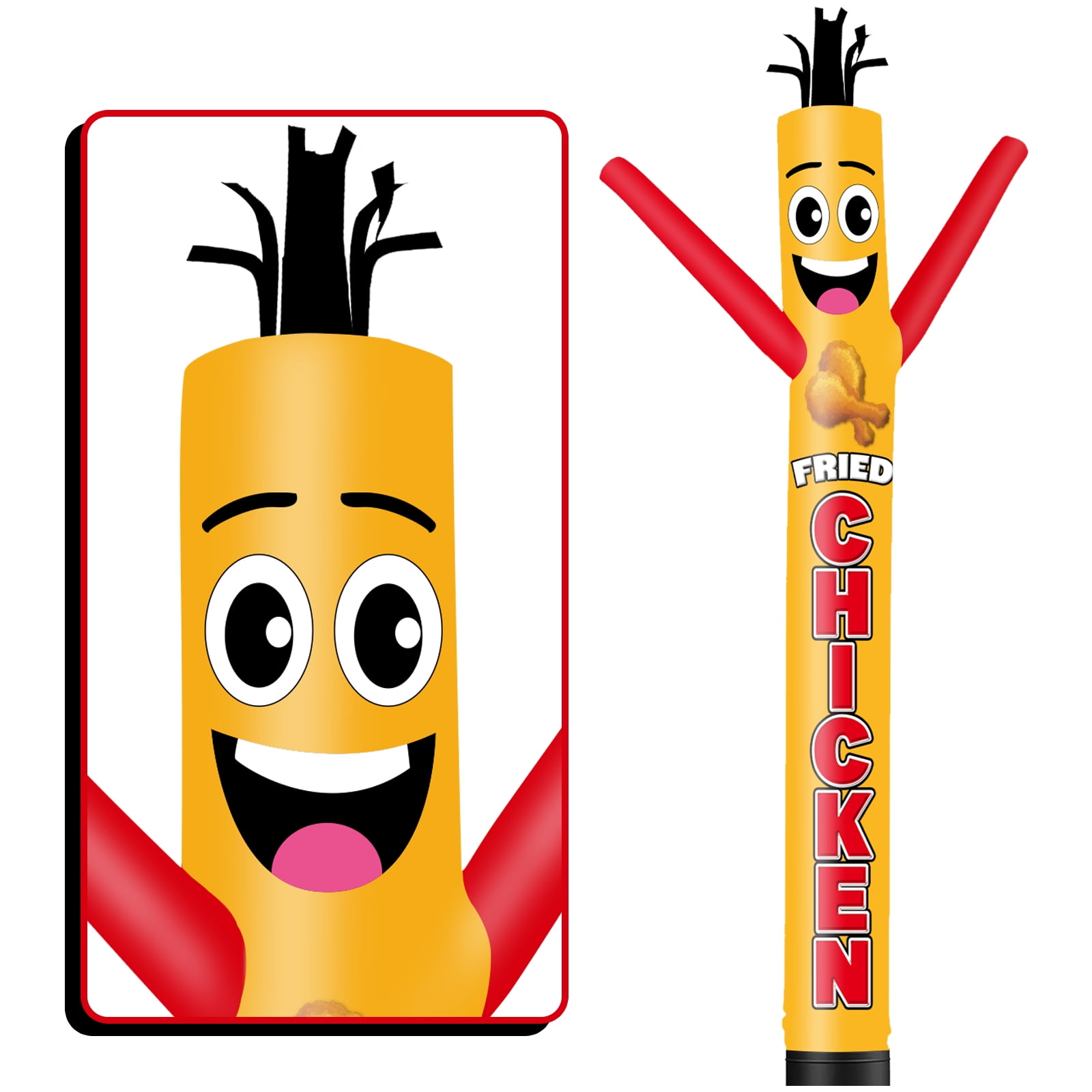 Inflatable Tube Man Fired Chicken Wacky Wavy Dancing Guy for Outdoor ...