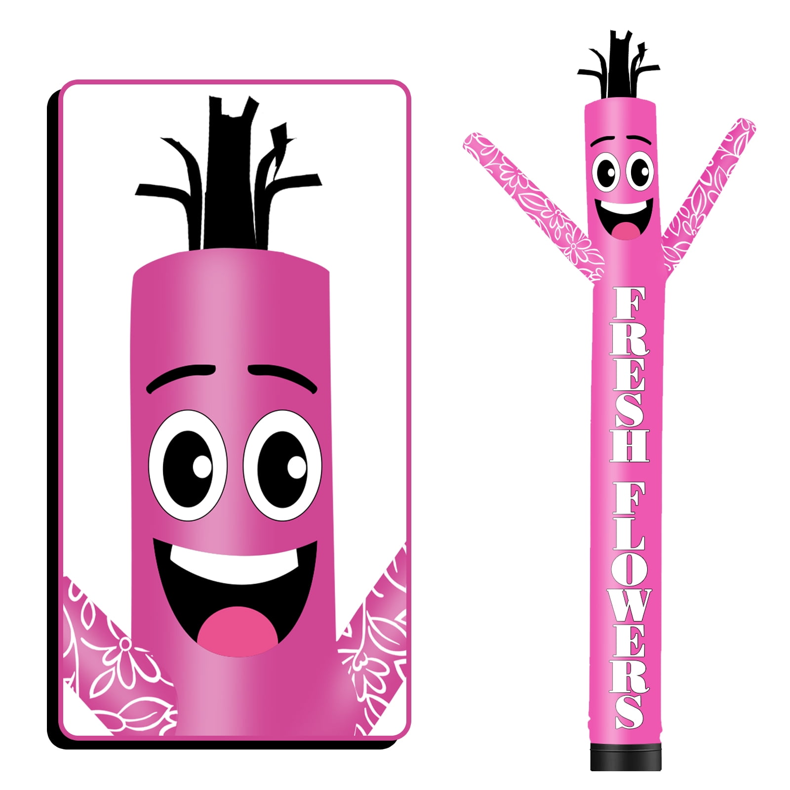 Inflatable Tube Man Fresh Flowers Wacky Wavy Dancing Guy for Outdoor ...