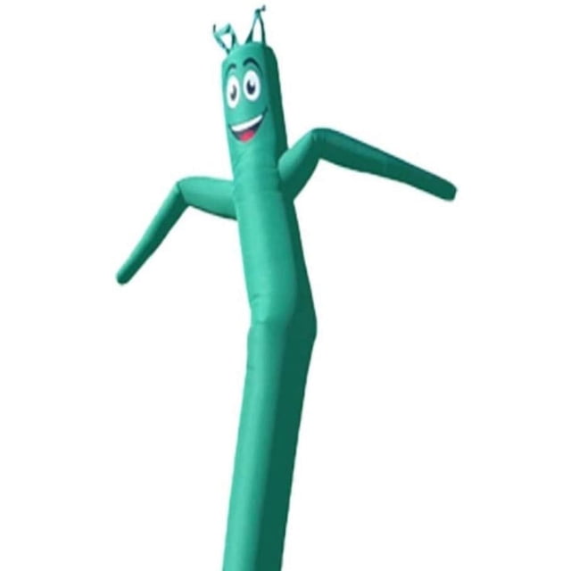 Inflatable Tube Man Guy 18ft - Solid Dark Green Color - Body only ...