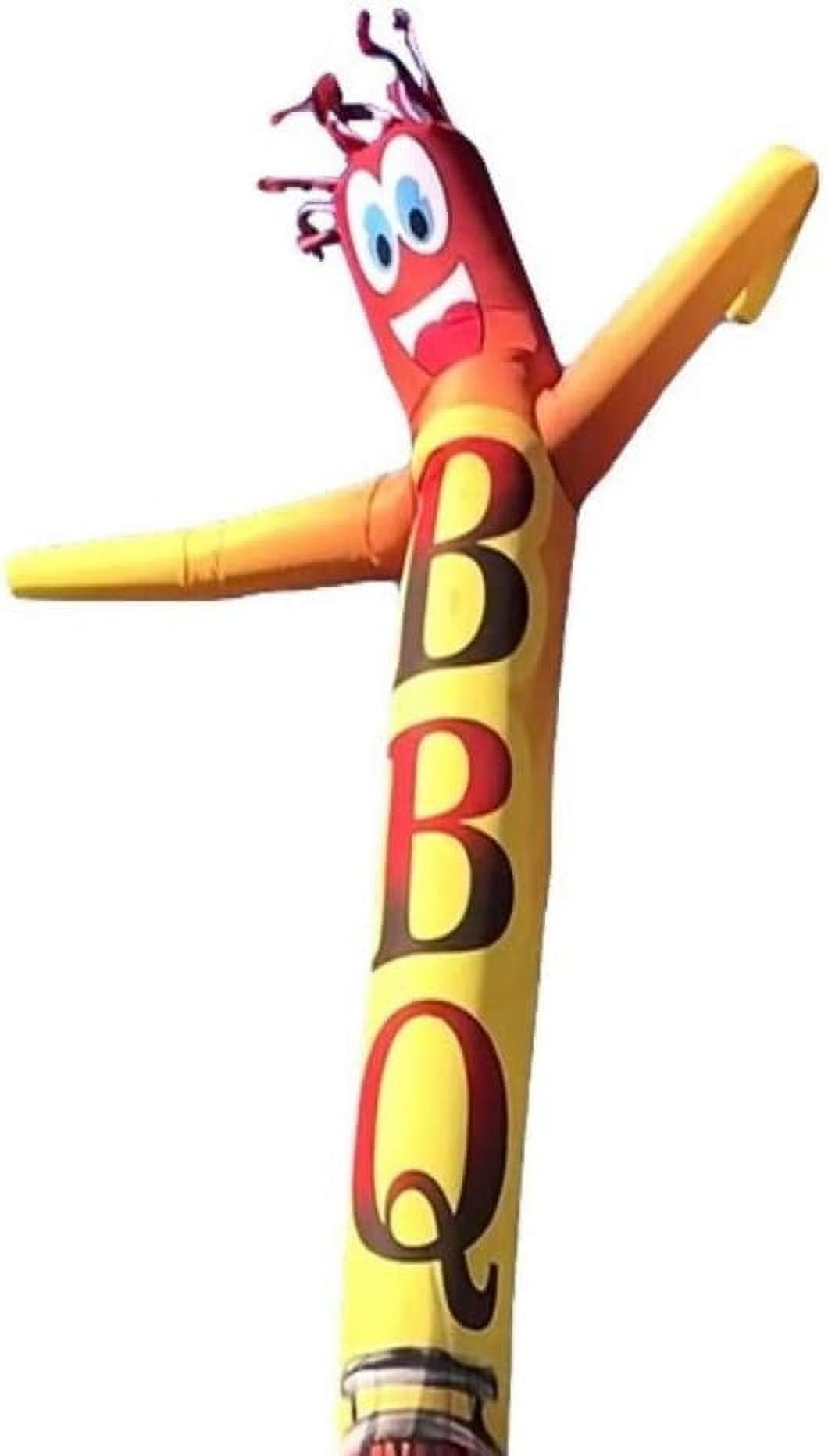 Inflatable Tube Man Guy Puppet 18ft - BBQ (Yellow/Red) - Air Powered ...