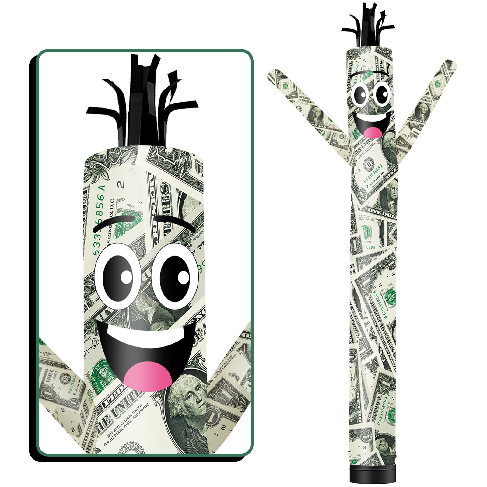 Inflatable Tube Man Money Wacky Wavy Dancing Guy for Outdoor Decoration ...