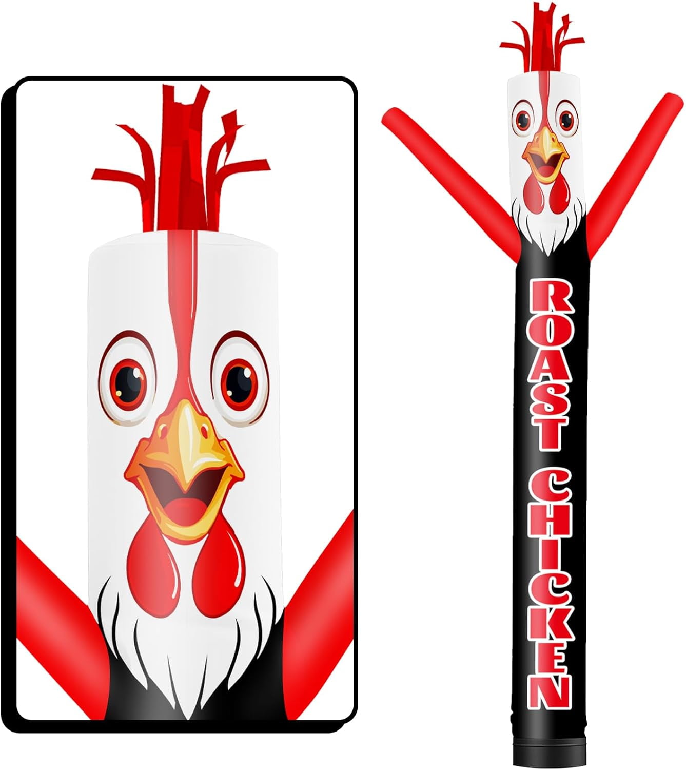 Inflatable Tube Man Roast Chicken Wacky Wavy Dancing Guy for Outdoor ...