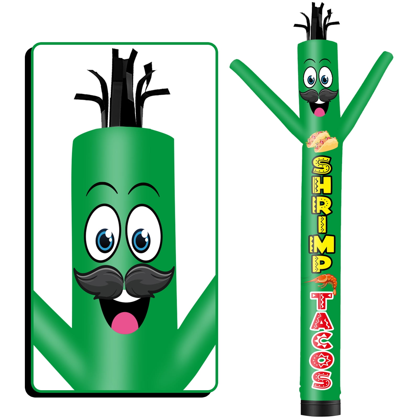 Inflatable Tube Man Shrimp Tacos Wacky Wavy Dancing Guy for Outdoor ...