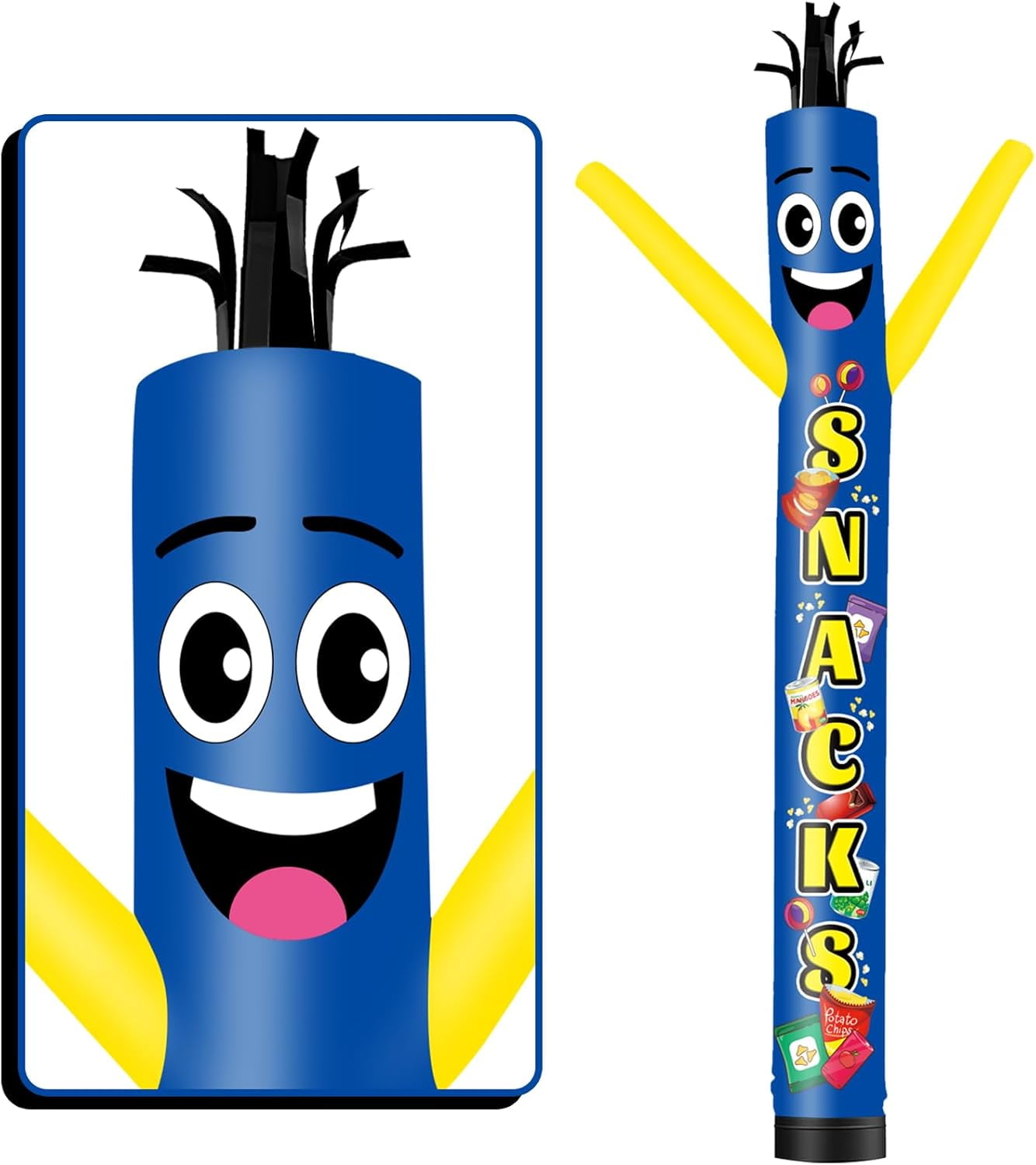 Inflatable Tube Man Snacks Wacky Wavy Dancing Guy for Outdoor ...