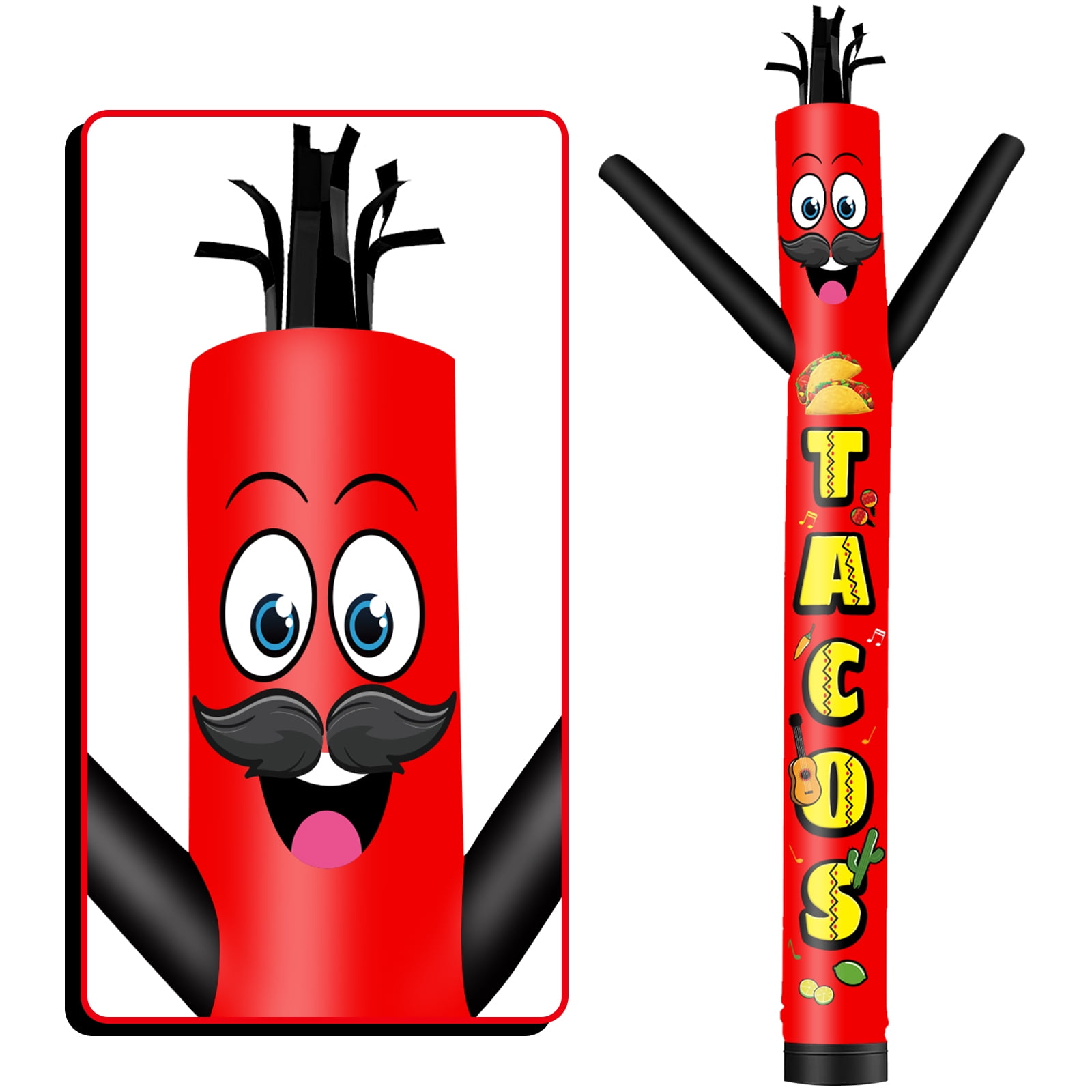 Inflatable Tube Man Tacos Wacky Wavy Dancing Guy for Outdoor Decoration ...