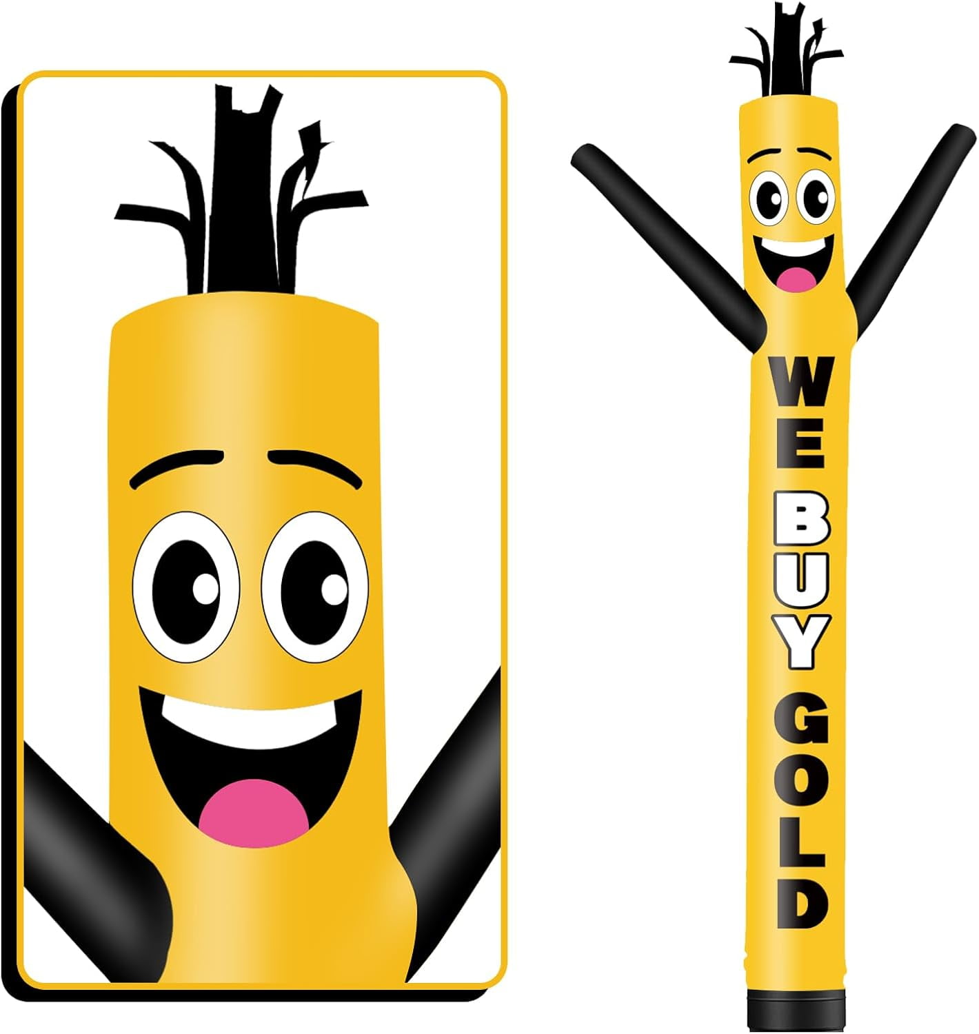 Inflatable Tube Man We Buy Gold Wacky Wavy Dancing Guy for Outdoor ...