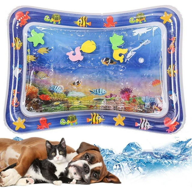 Inflatable Tummy Time Mat Premium Baby Water Play Mat, Baby Water Pad ...