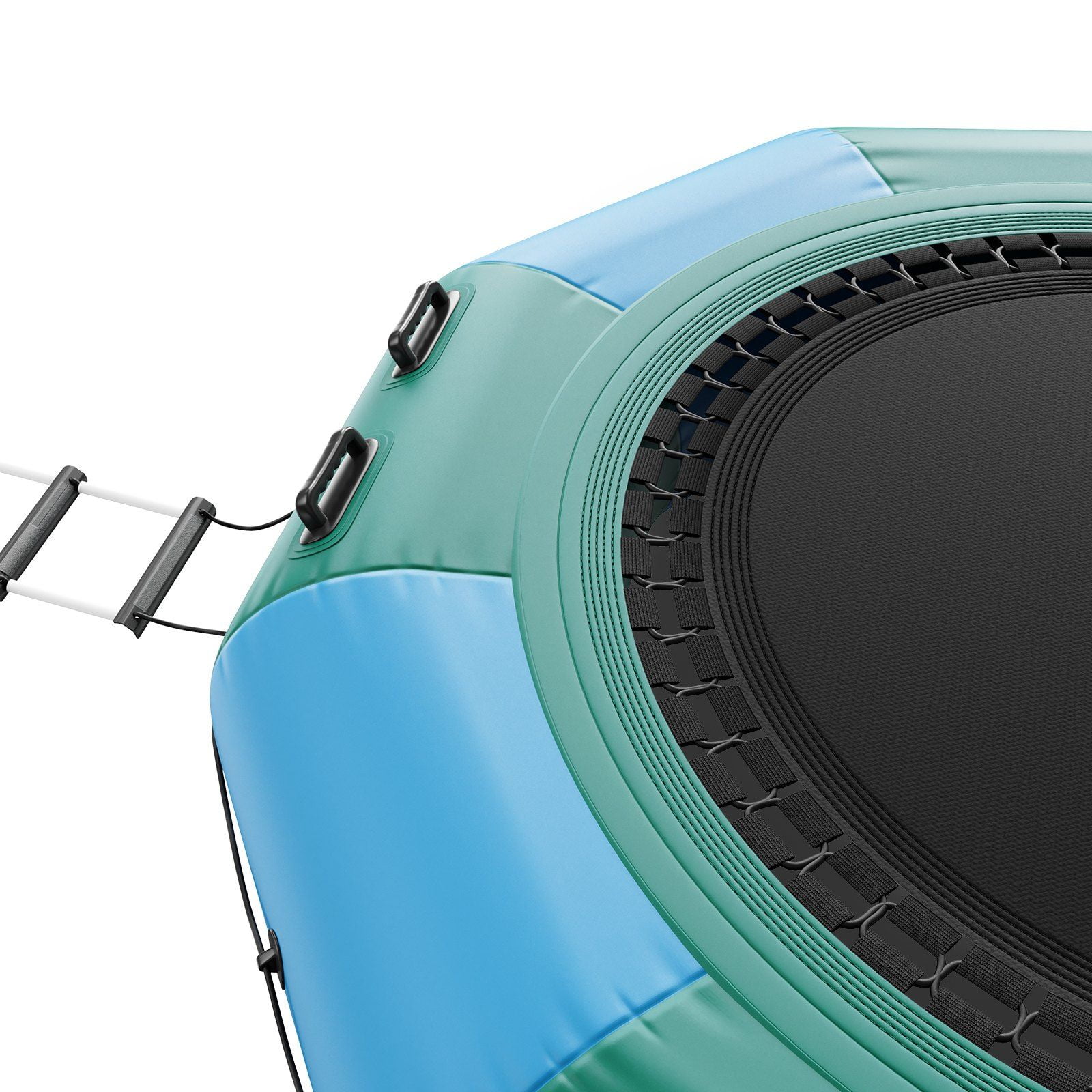 Inflatable Water Bouncer, 10ft Recreational Water Trampoline, Portable ...