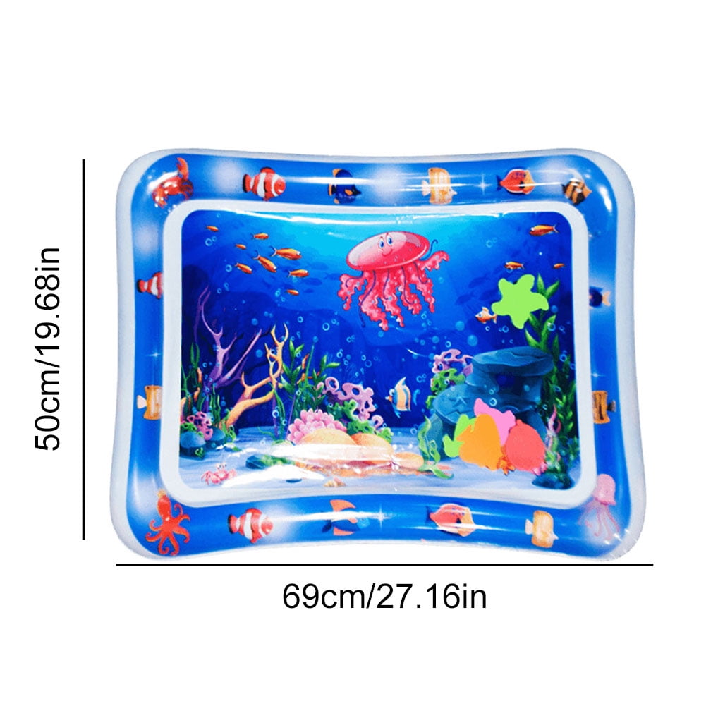 PVC Baby Water Play Mat Tummy Time Toys For Newborns Playmat Toddler ...