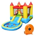 Inflatable Water Slide with Jumping Area and Splash Pool - Perfect Gift ...