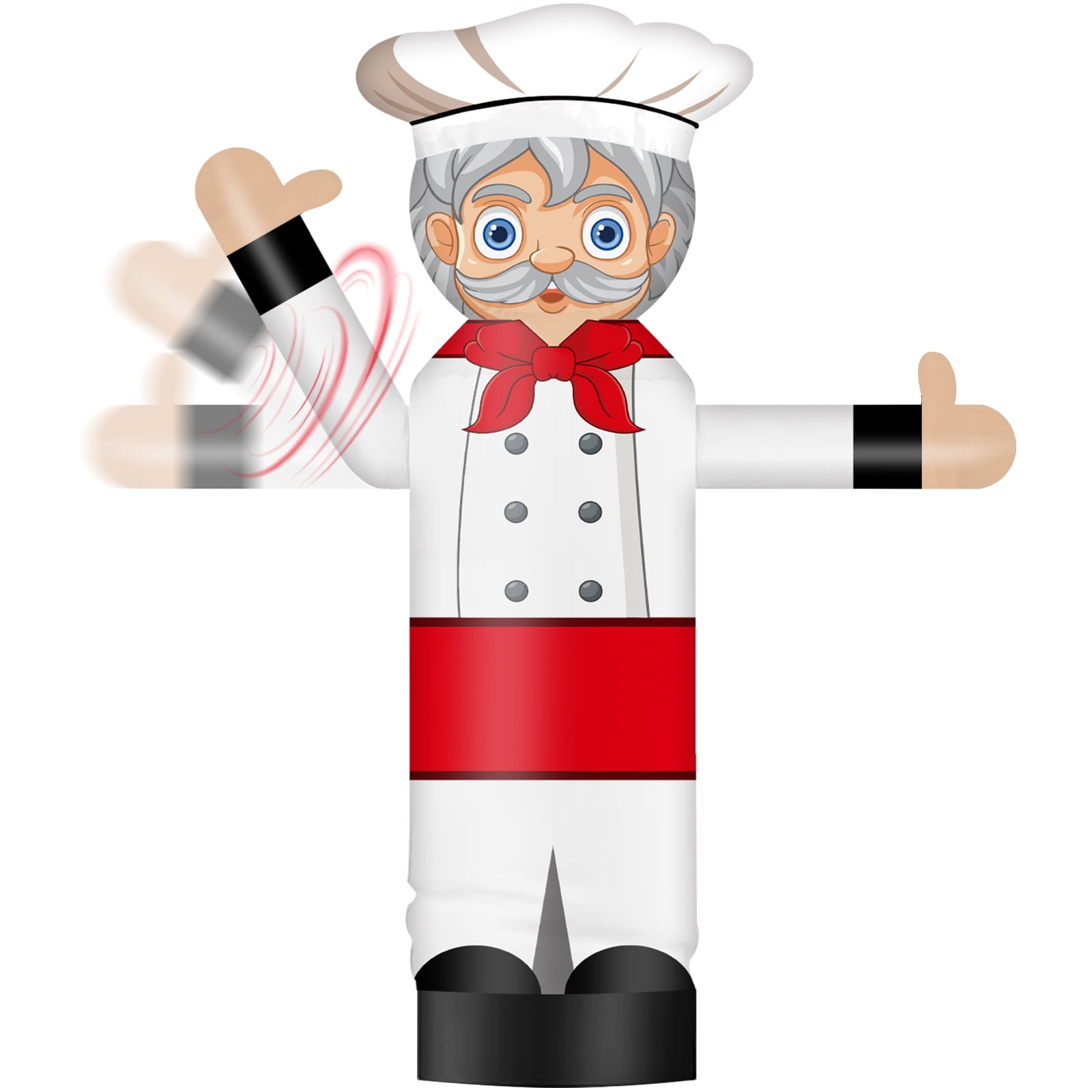 Inflatable Wavers Male Chef One-Arm Waving Tube Man Wacky Wavy Dancing ...