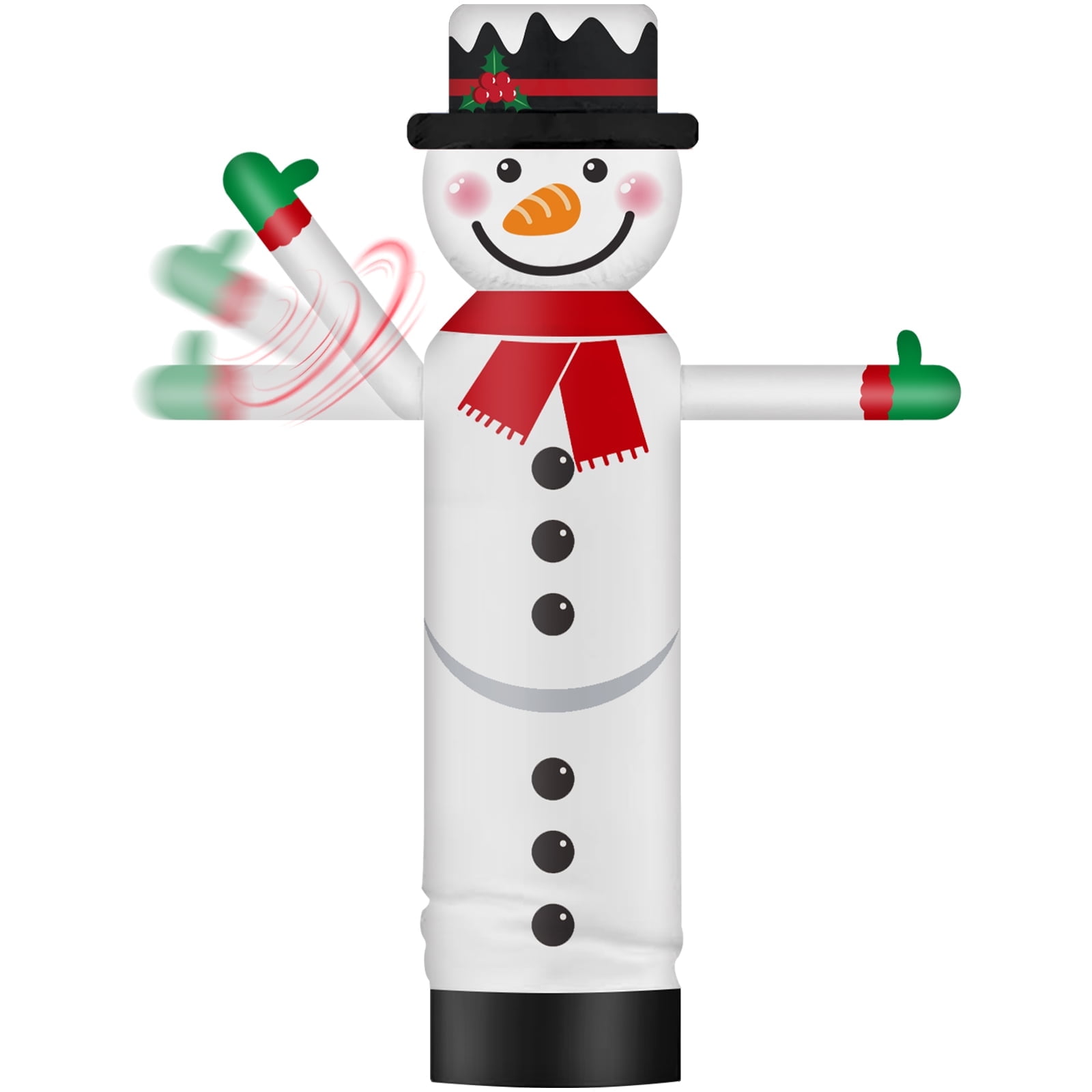 Inflatable Wavers Snowman One-Arm Waving Tube Man Wacky Wavy Dancing ...