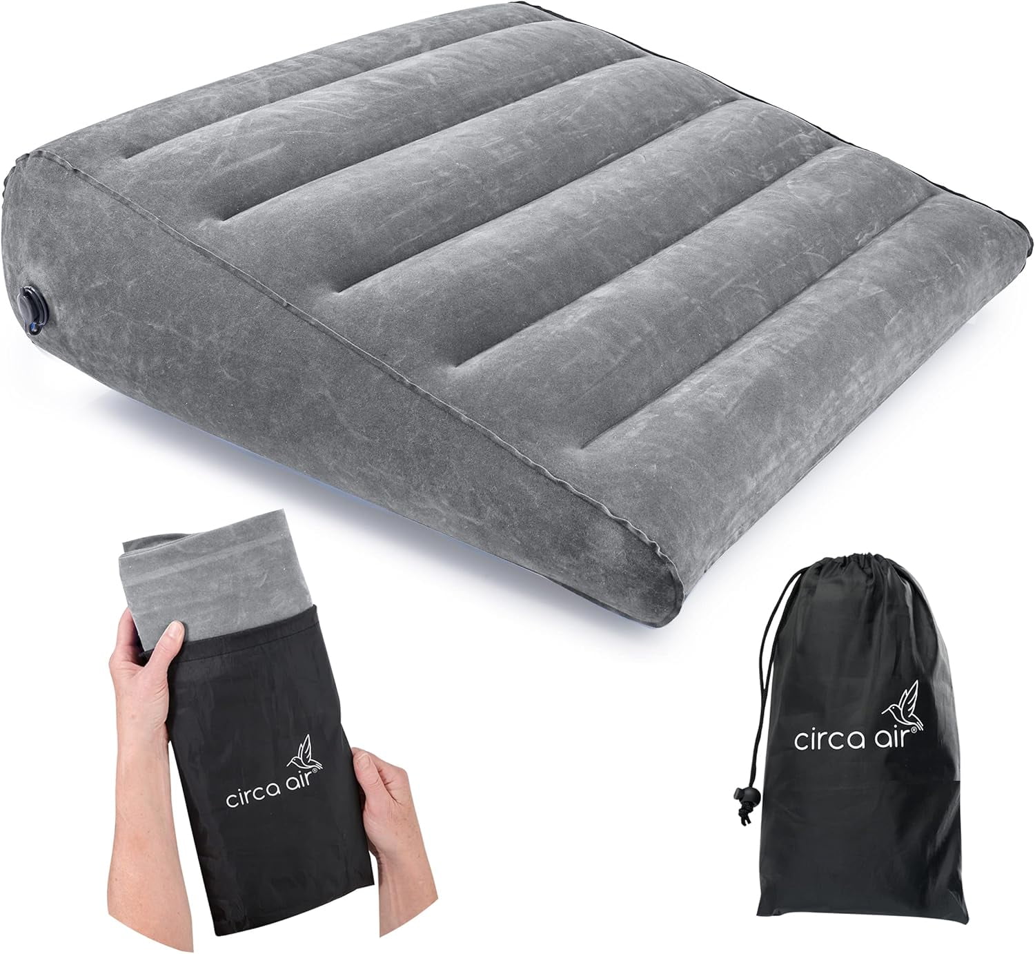 Inflatable Wedge Pillow - Bed Wedge Pillow for Head Shoulder, Back ...