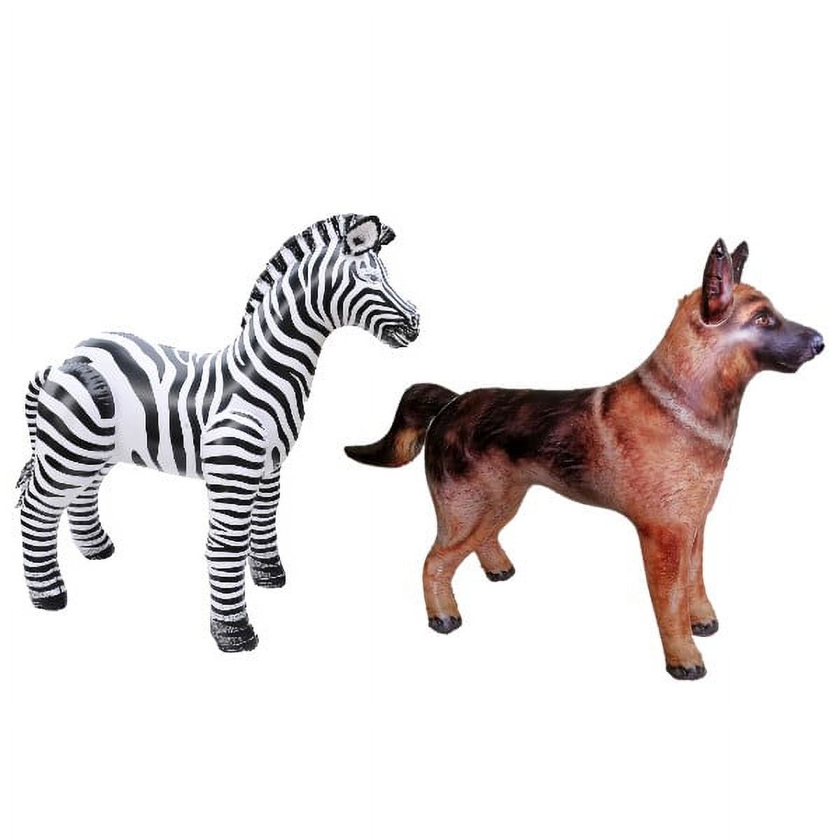 Inflatable Zebra Shepherd Animal Toy Party Gift Kids (ZEB3+SHEPARD ...