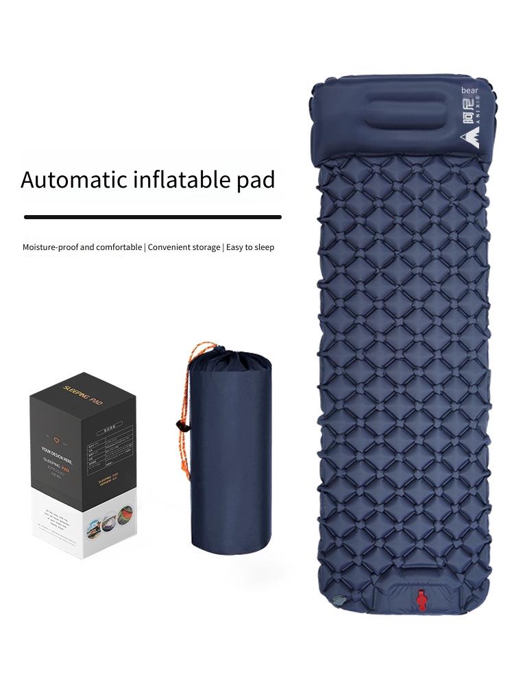 Inflatable mattress outdoor camping sleeping mat with built-in pump TPU ...