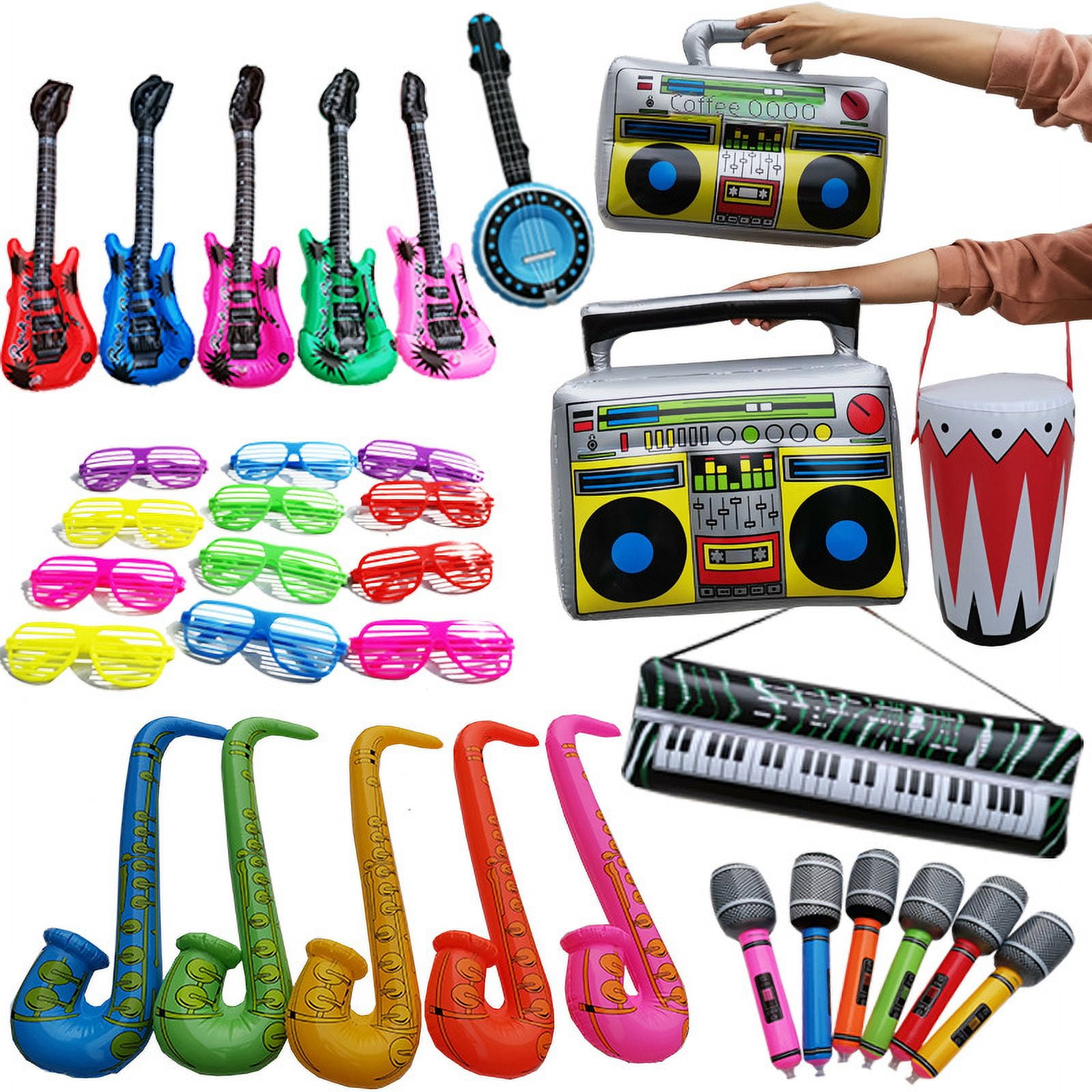 Inflatable music balloon set toy simulation musical instrument ...
