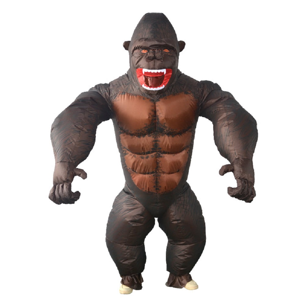 Inflatable orangutan costume Cosplay costume mascot Animal Monkey ...