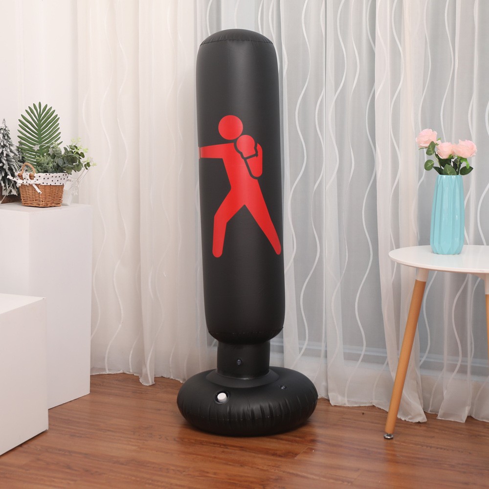 Inflatable sandbag inflatable boxing column home fitness vertical ...