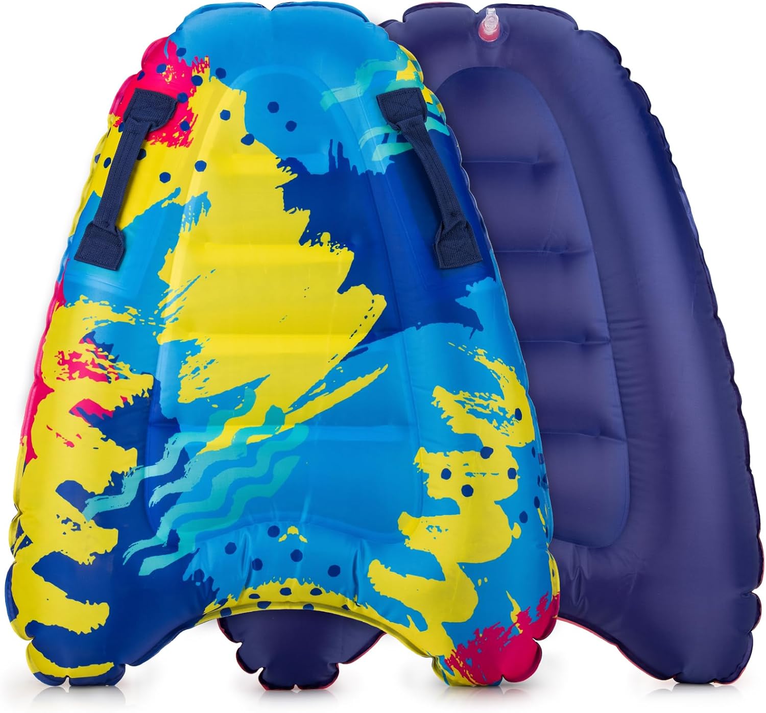 Inflatable surfboard with handle, lightweight swimming floating ...