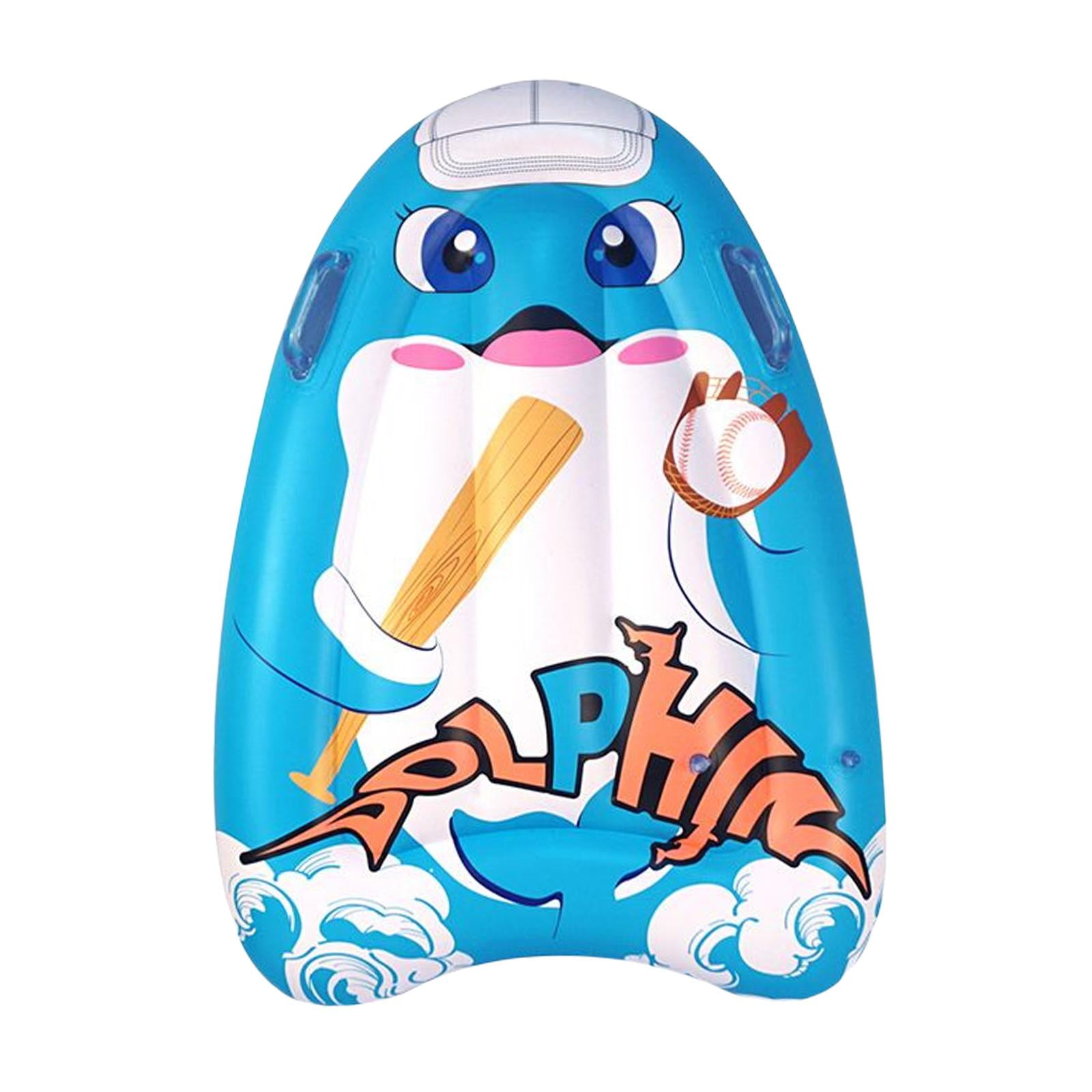 Inflatable with Handles Surf Body Board Portable Swimming Aid Mat Buoy ...