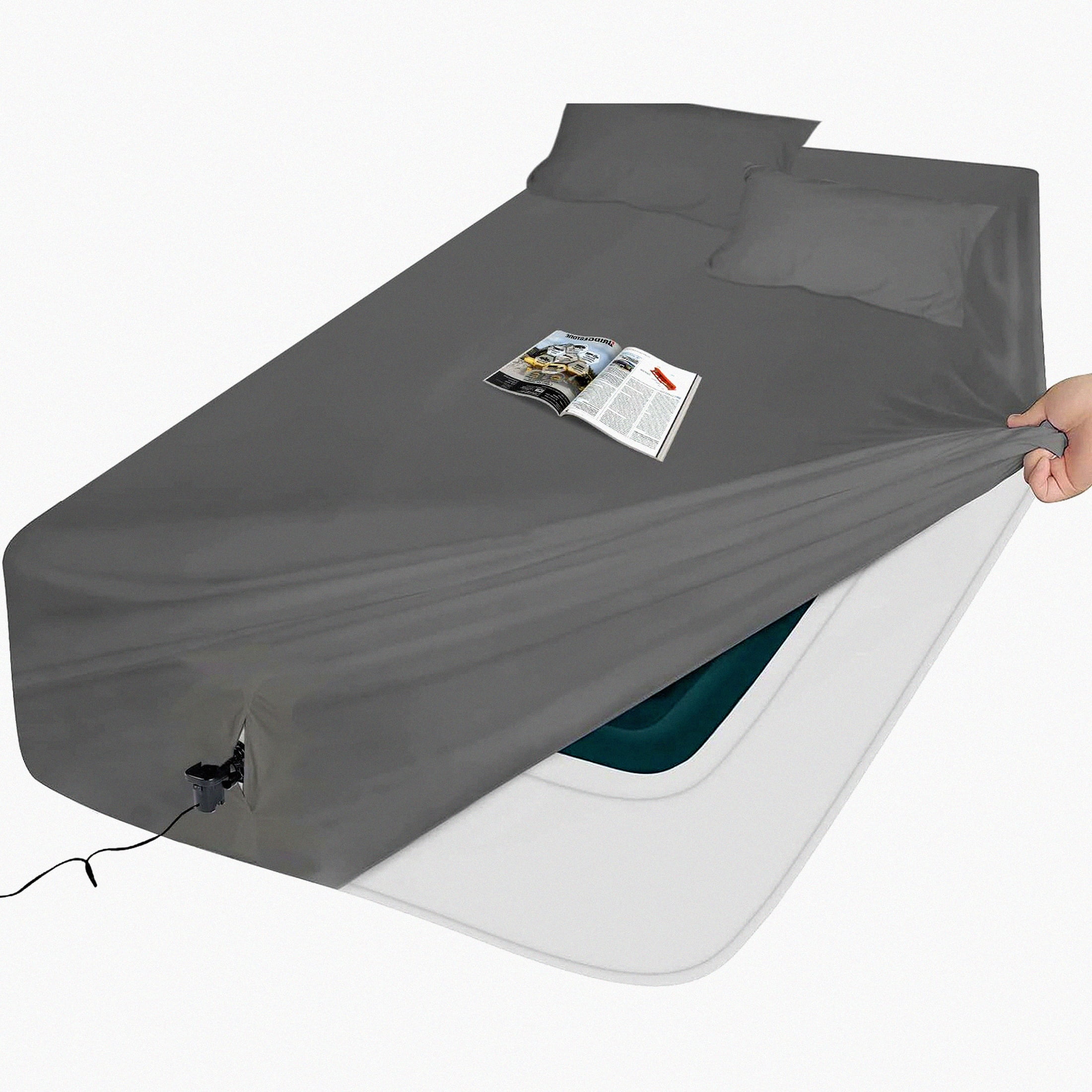 InflateEase Air Mattress Sheet Set - 3 Piece Deep Pocket Bedding for 16 ...