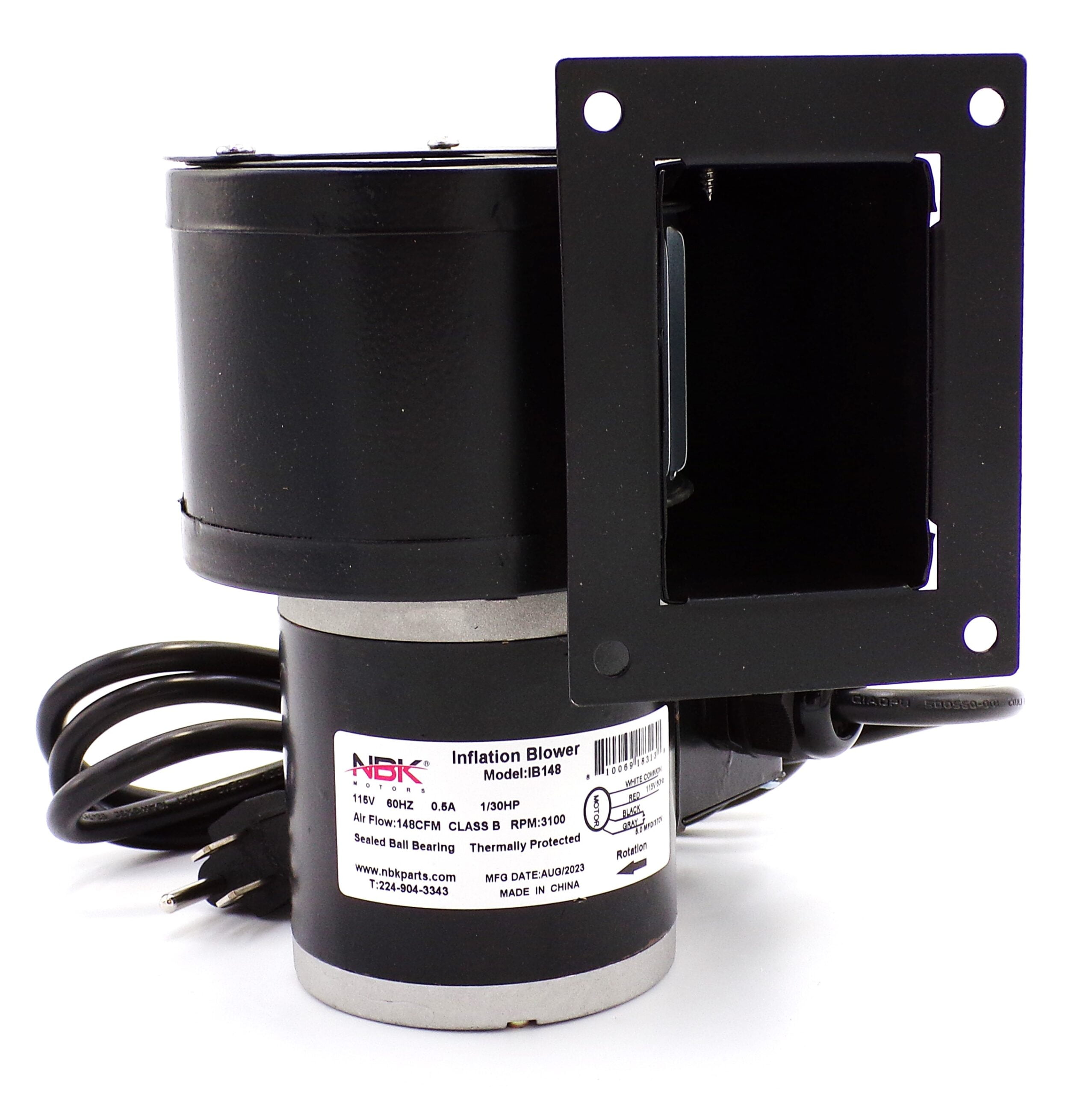 Inflation Blower - 148 Cfm, 115V, W/Ac Cord Equivalent To Ib148 ...
