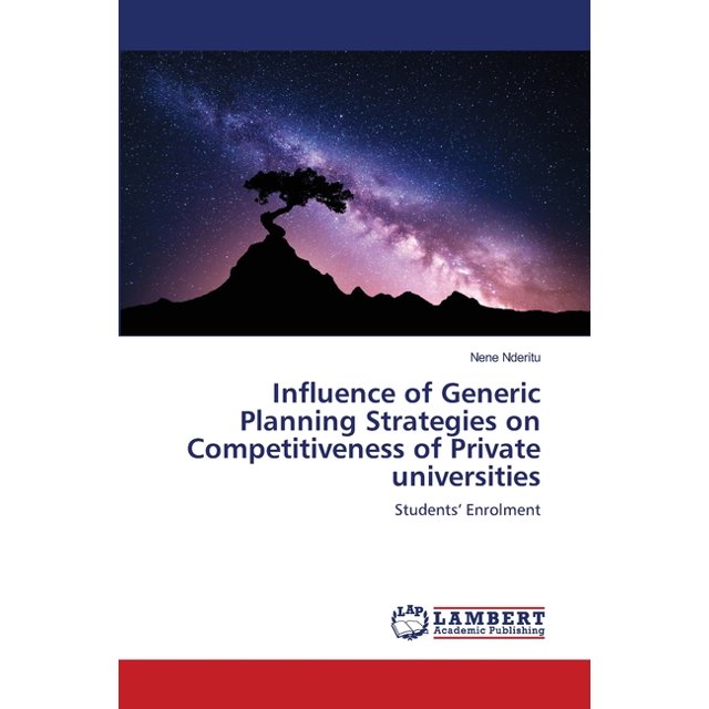 Influence of Generic Planning Strategies on Competitiveness of Private ...