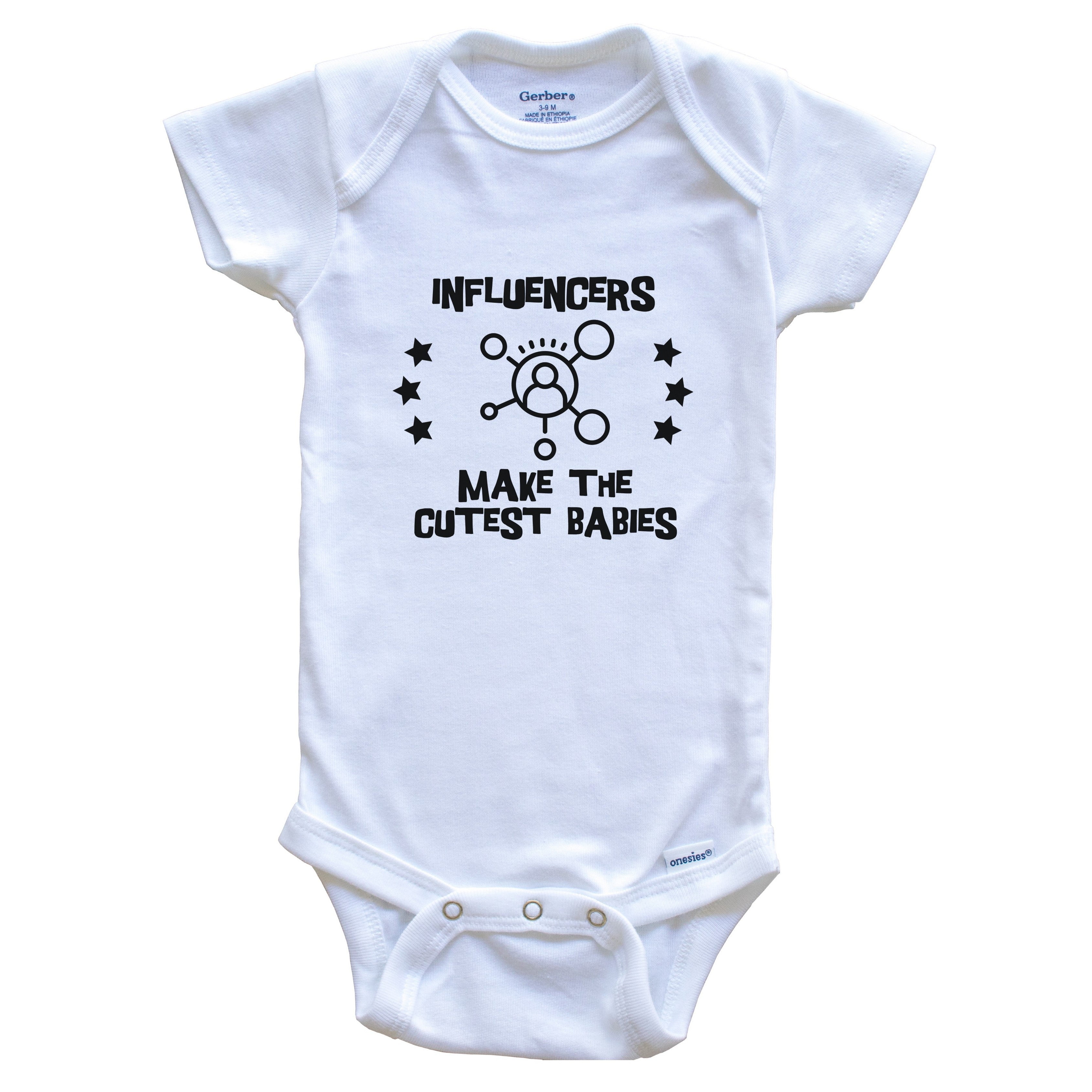 Influencers Make the Cutest Babies Funny Influencer Baby Bodysuit, 3-6 ...