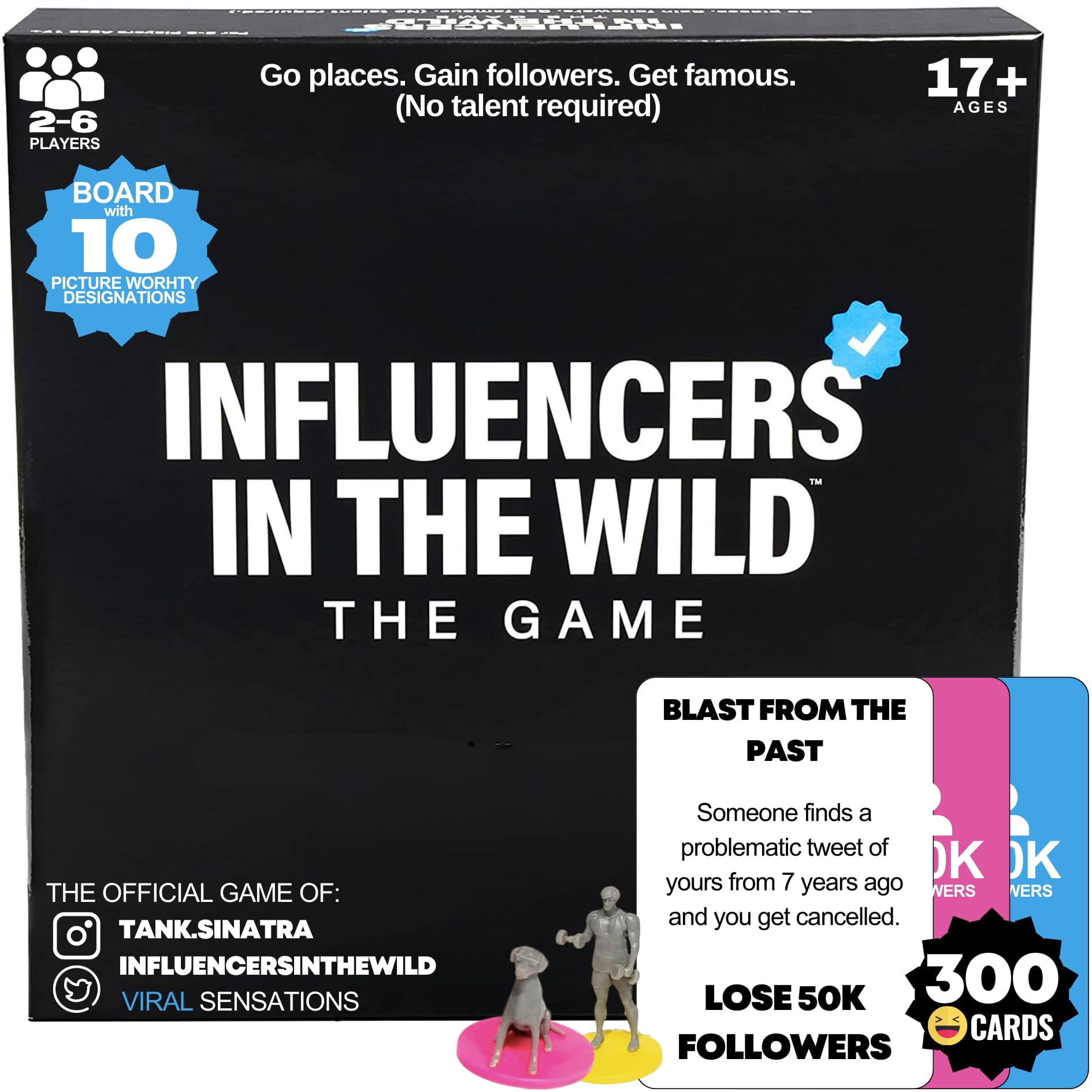 Influencers in the Wild Board Game - 2-6 Players - Built by Tank ...