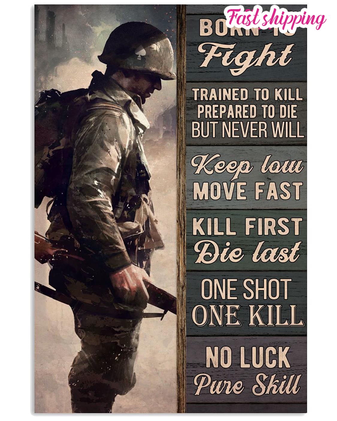 Info For Veteran Born To Fight Trained To Kill Prepared To Die But ...