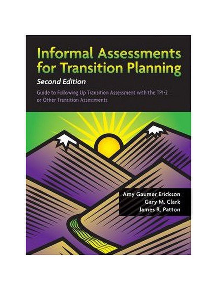 Pre-Owned Informal Assessments for Transition Planning: Guide to ...