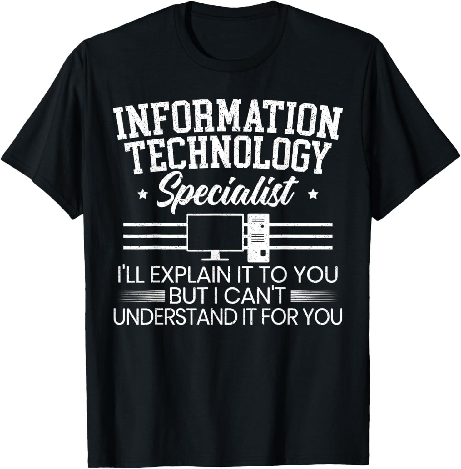Information Technology Specialist Computer Job Profession T-Shirt ...