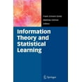 Information Theory and Statistical Learning, (Paperback) - Walmart.com