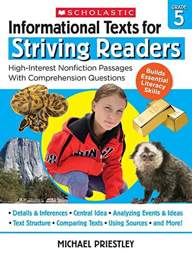 Pre-Owned Informational Texts for Striving Readers: Grade 5: High ...