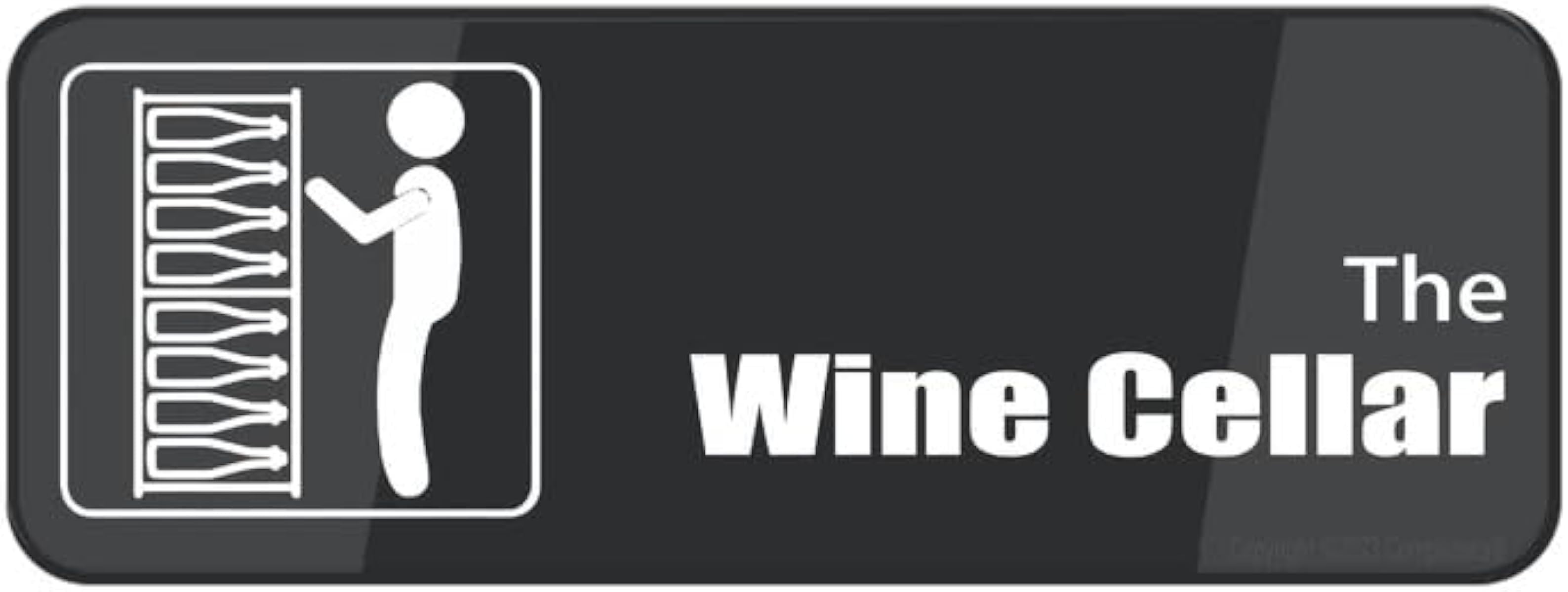 Informative The Wine Cellar Sign Door Sign Wall Decal For Offices Home ...