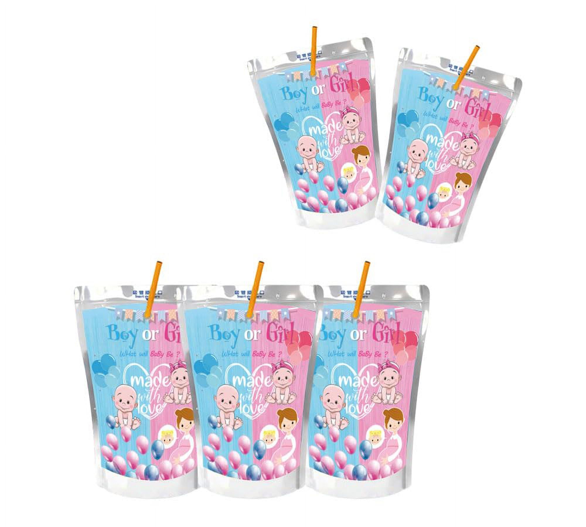 Infralife 24 Pcs Baby KEF16 Gender Reveal Party Supplies,Baby Gender ...