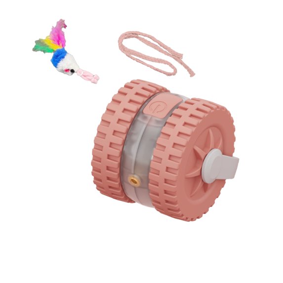 Infrared Automatic Cat Toy Ball With Dual Chew-Resistant Wheels ...