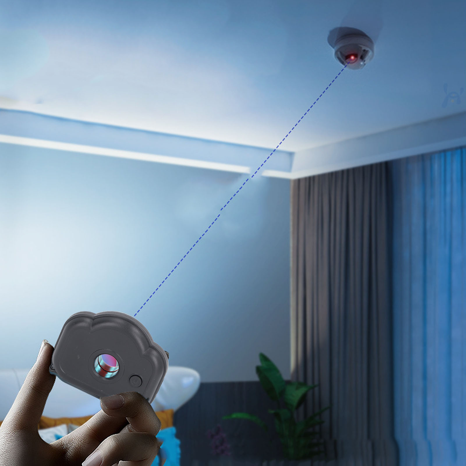 Infrared Camera Detector 3 Modes Long Distance Detection Red LED Light ...