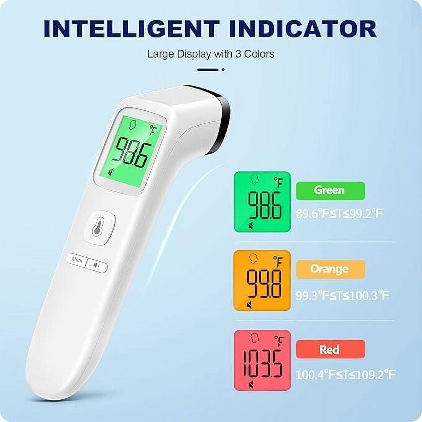 Infrared Digital Non-Contact Forehead Thermometer for Adults and Kids ...