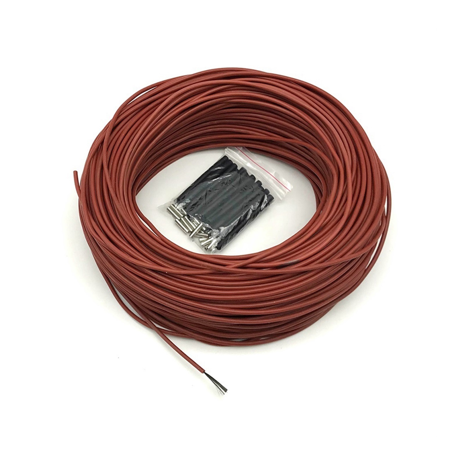 Infrared Floor Heating 12K 33ohm/m Outer Diameter 3mm Silicone Rubber ...