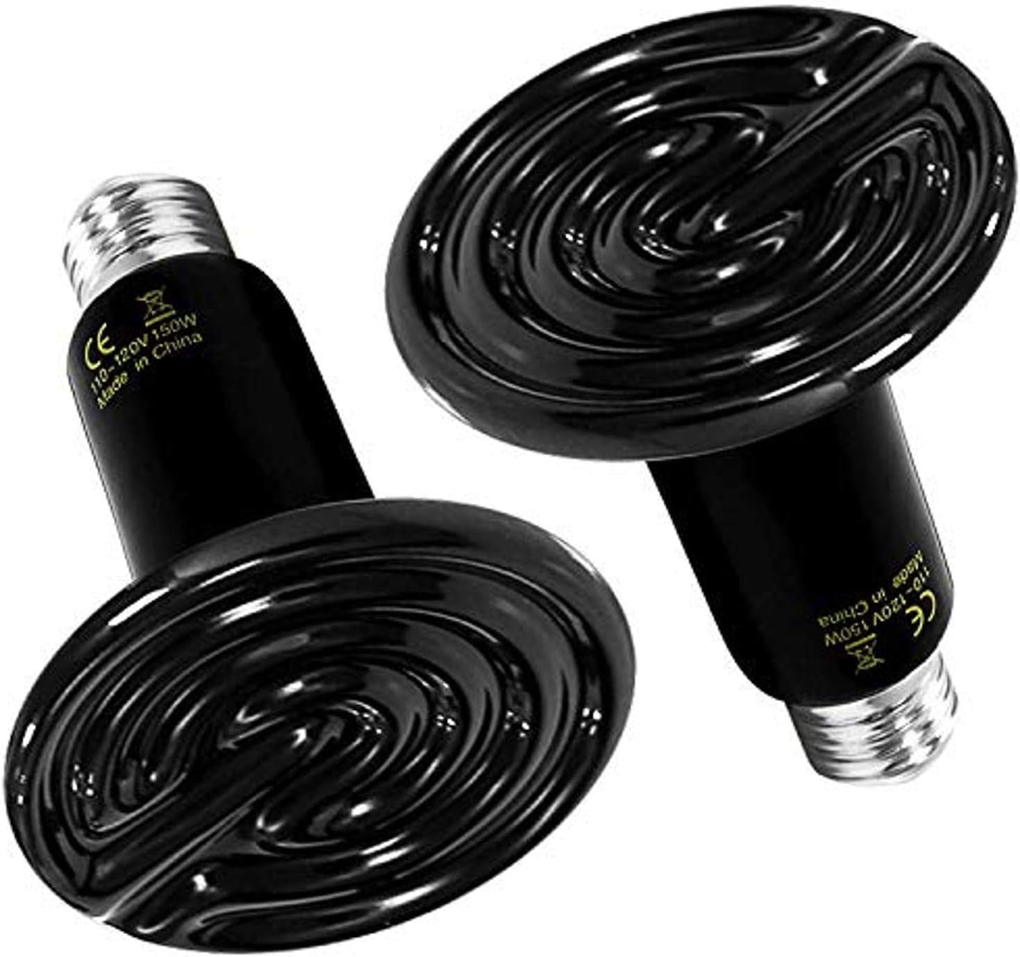 Infrared Heat Lamp For Reptiles, Ceramic Heat Emitter Radiant Heat ...