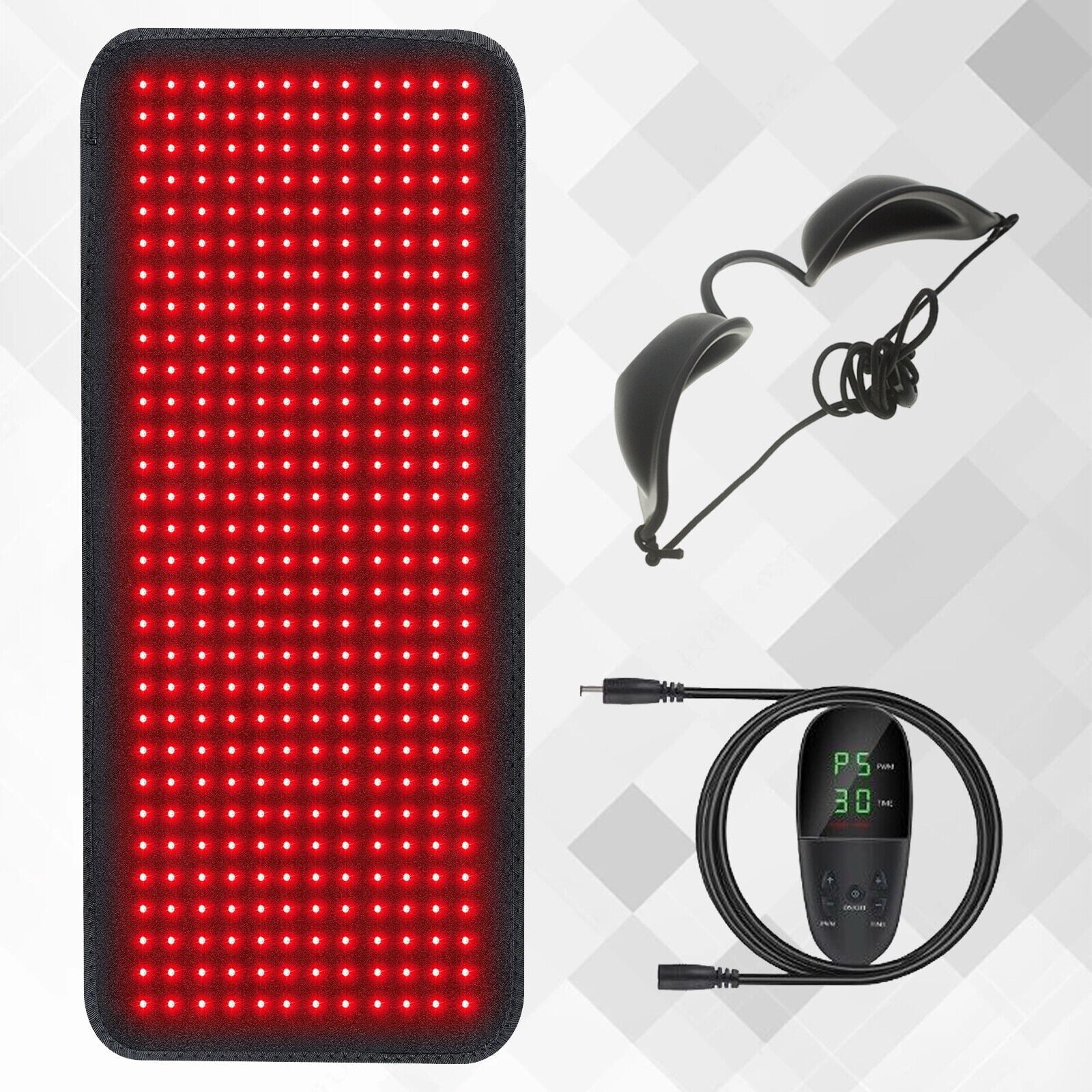 Infrared LED Red Light Therapy Pad Mat Back Muscle Full Body Pain ...
