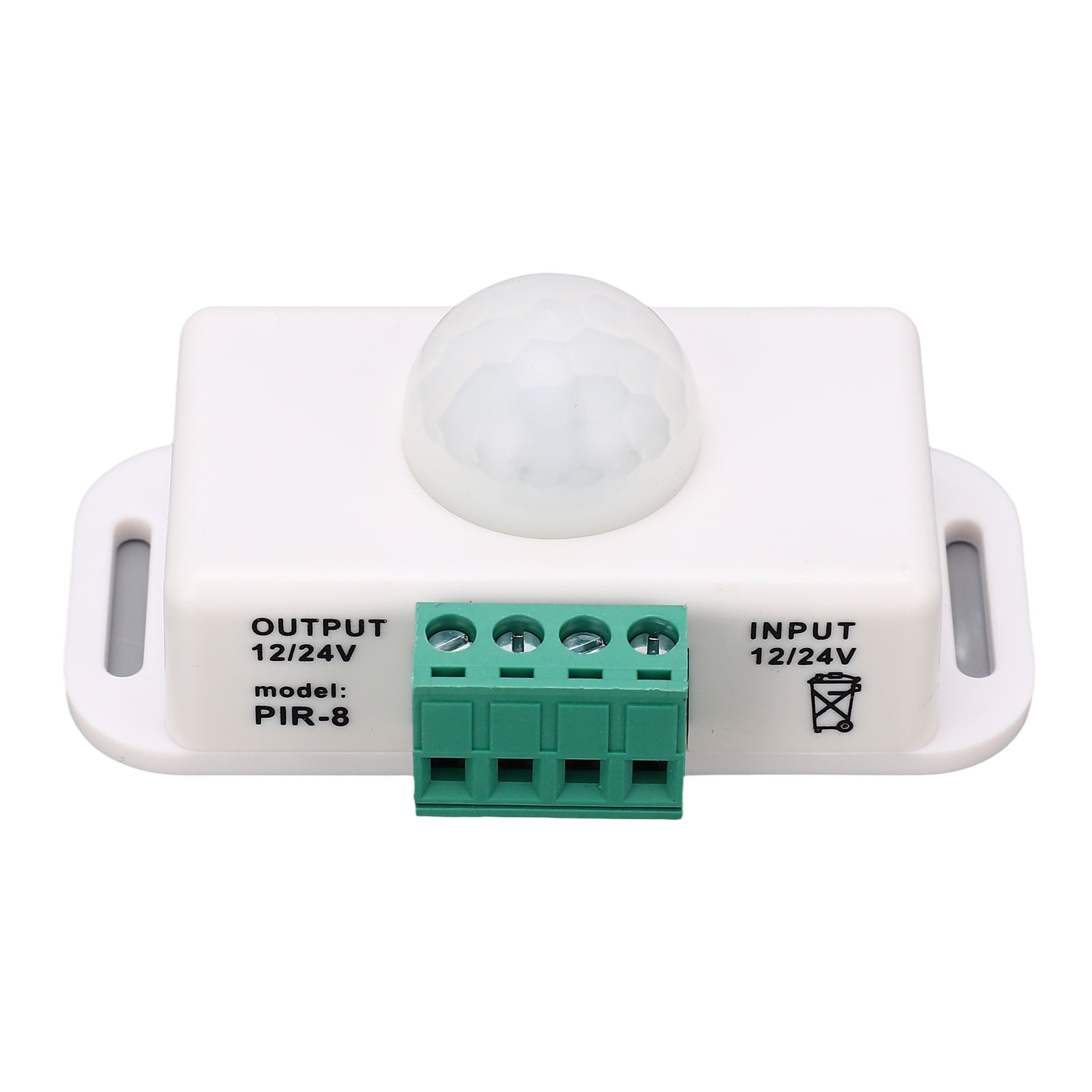 Infrared Motion Sensing Switch, 6A 12-24V White, Adjustable Delay Time ...