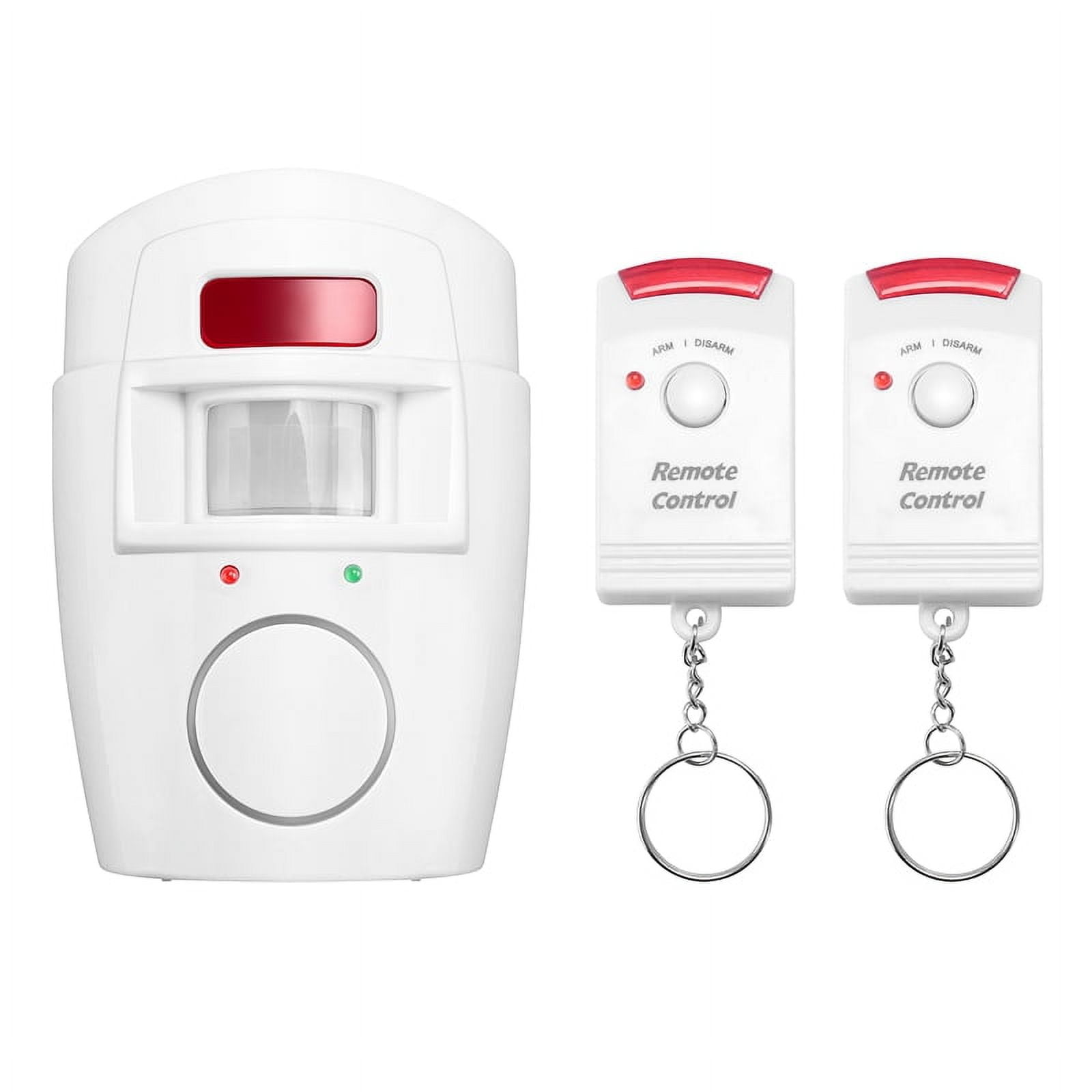 Infrared Motion Sensor Alarm - Burglar Alarm with 2 Remote Controls ...