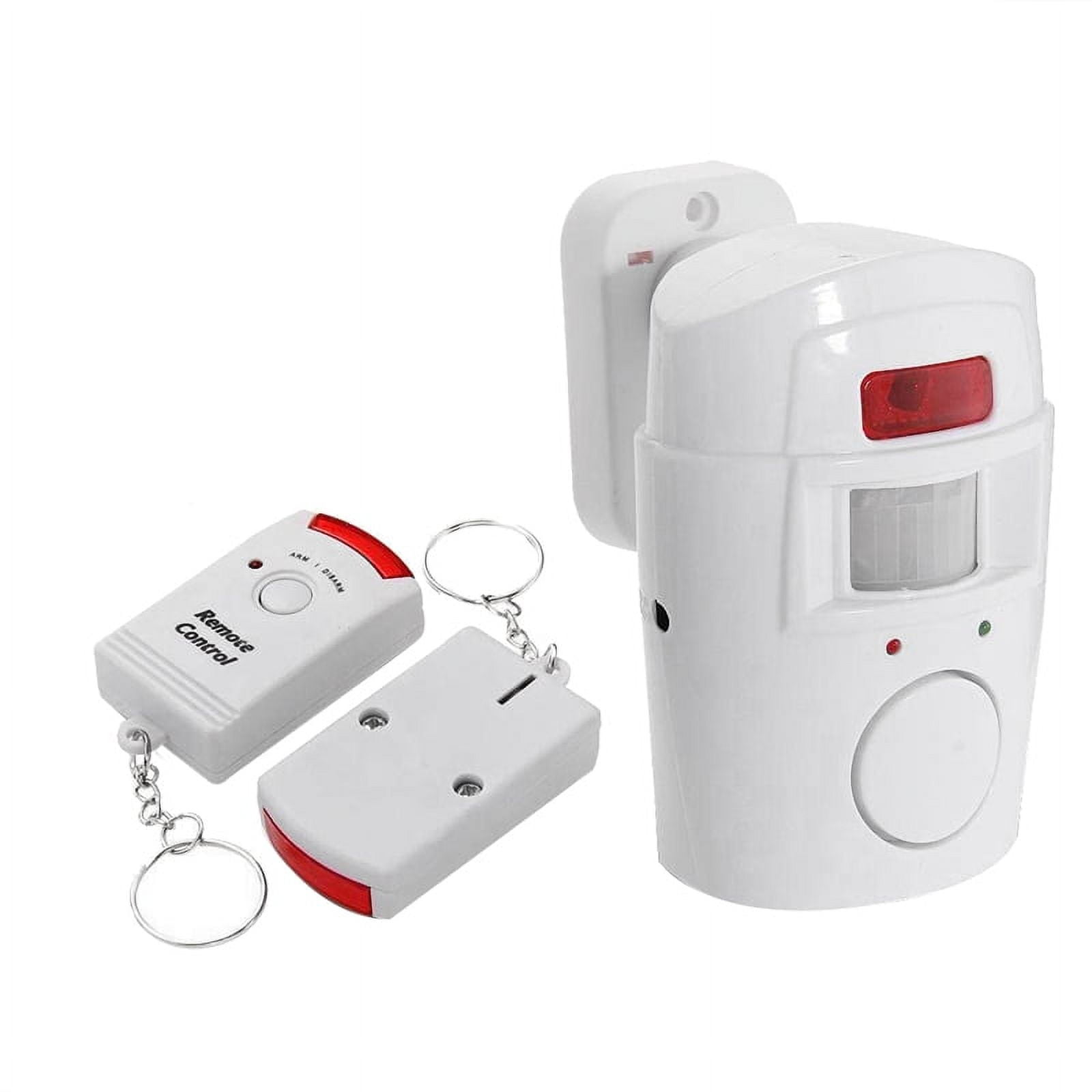 Infrared Motion Sensor Alarm - Burglar Alarm with 2 Remote Controls ...