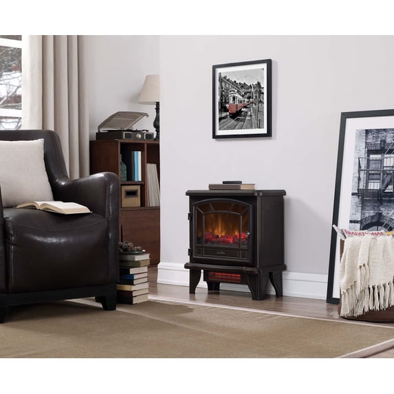 duraflame® Infrared Quartz Electric Fireplace Stove Heater, Bronze ...