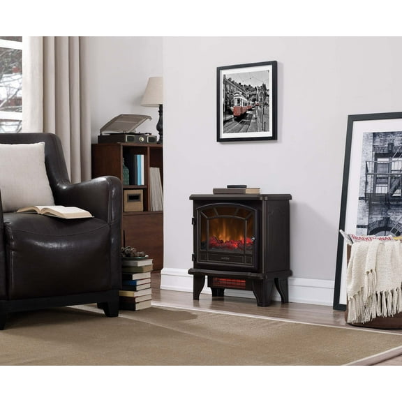 Duraflame 3D Infrared Electric Fireplace Stove with Remote Control ...
