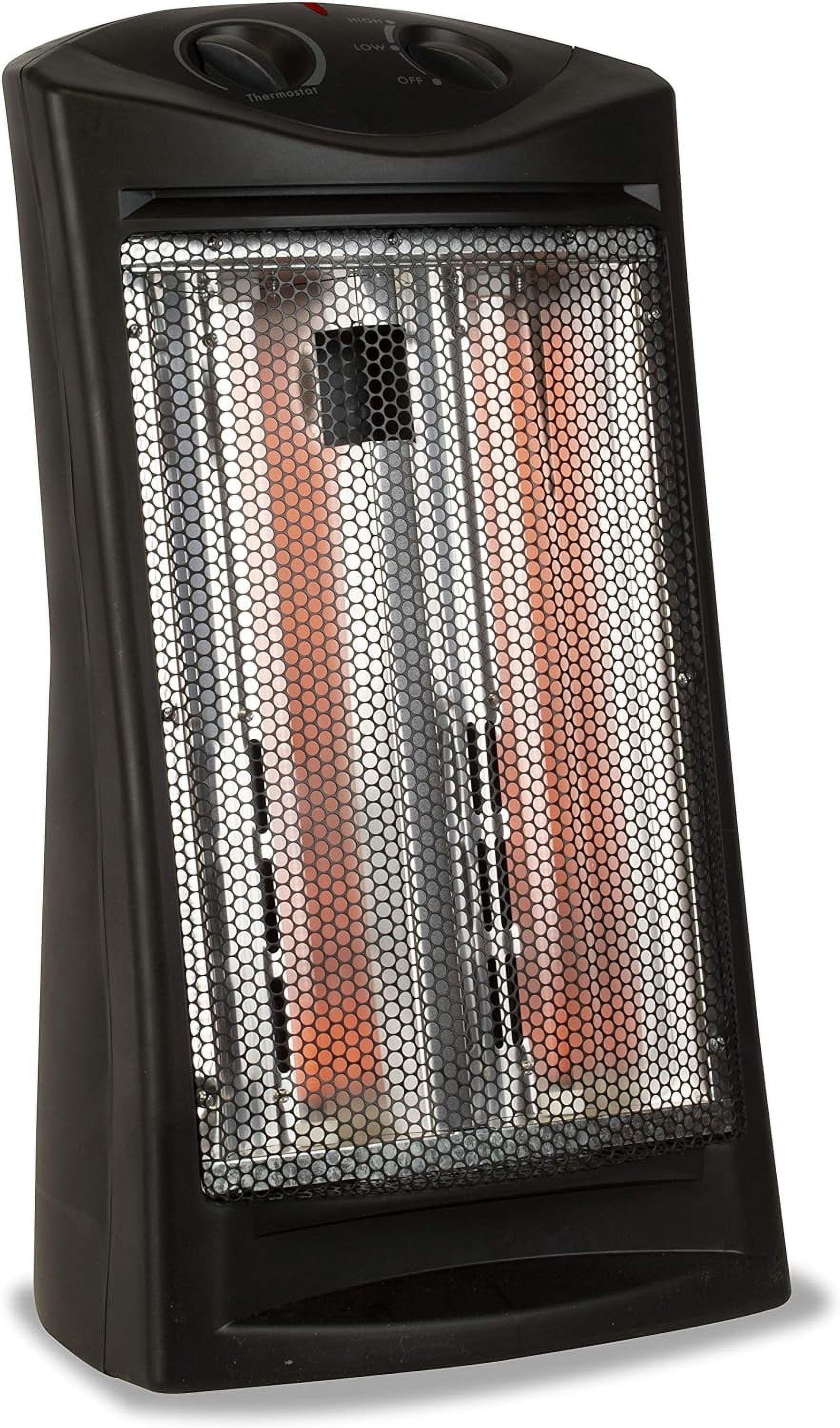 Infrared Radiant Quartz Tower Heater, 1500W Space Heater with ...