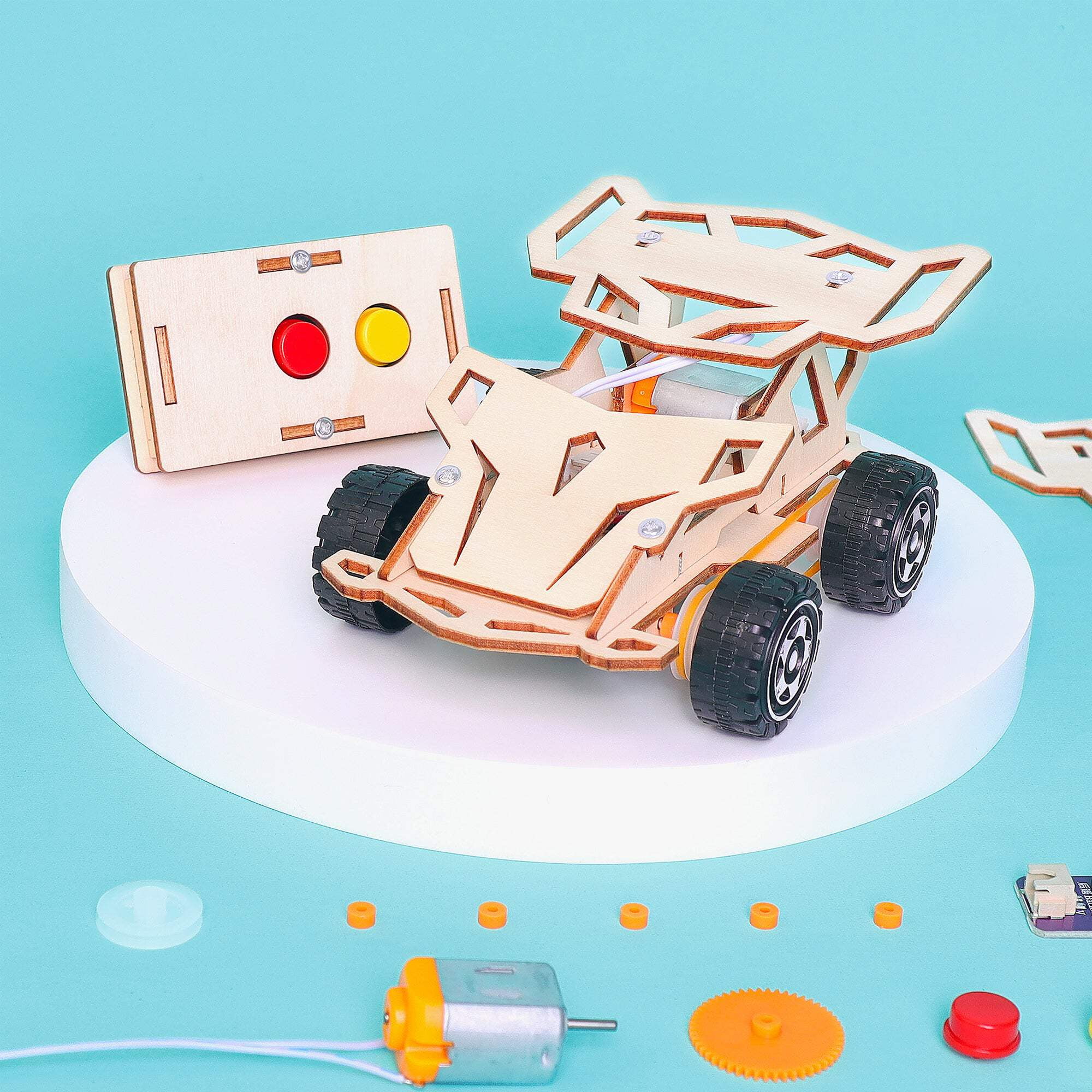 Infrared Remote Controlled Car DIY Kit, Educational STEM Toy - Walmart.com