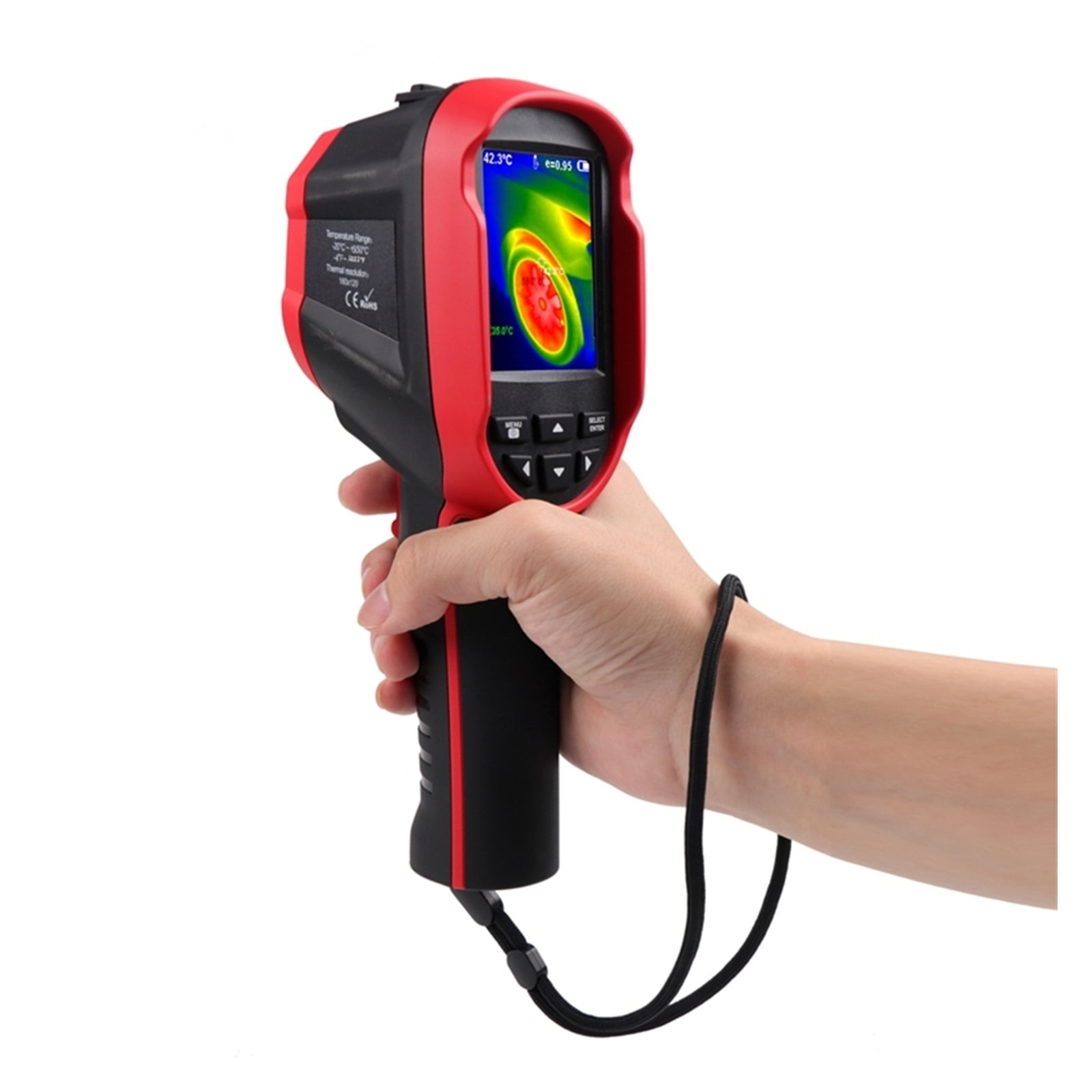 Infrared Thermal Imager Resolution 160 X 120 Handheld Temperature ...